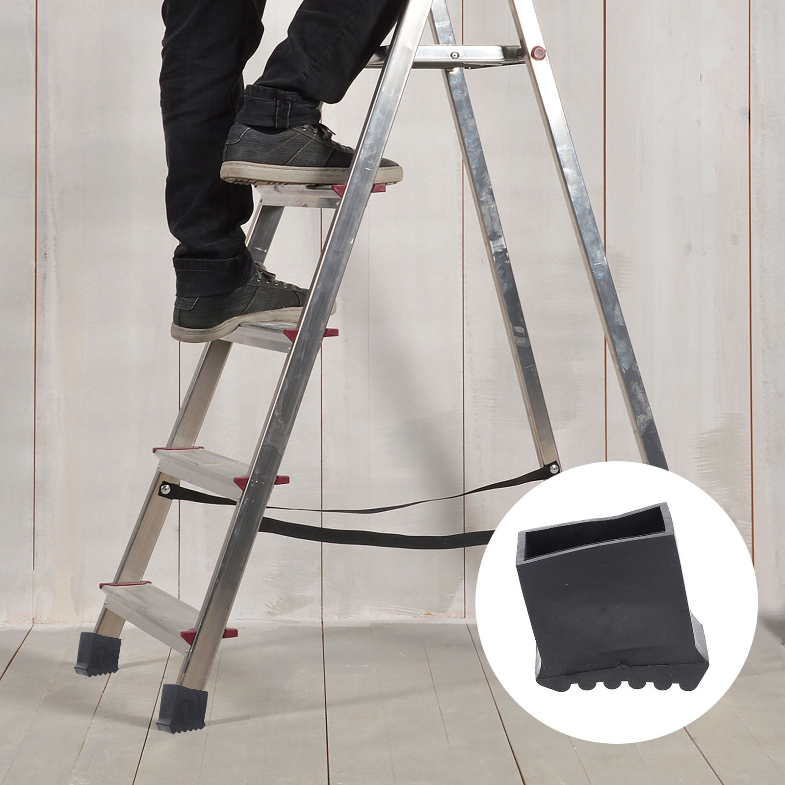 BESTOYARD Ladder Protective Pad Black Rubber 2Pcs - Walmart.com