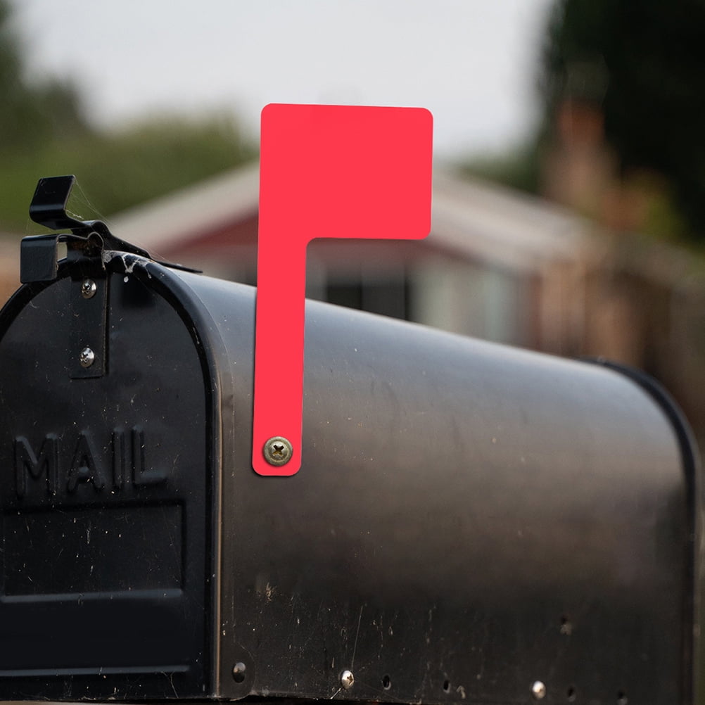BESTOYARD Mailbox Flags Replacement Red Acrylic 1 Set - Walmart.com