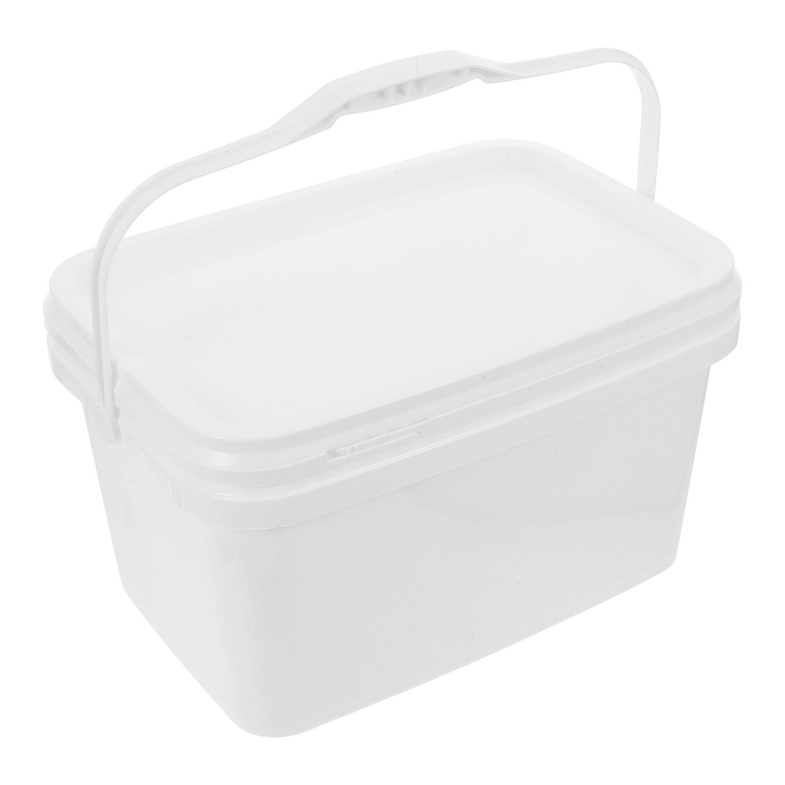 BESTOYARD paint cups with lids Storage Bucket White PP Paint Storage ...