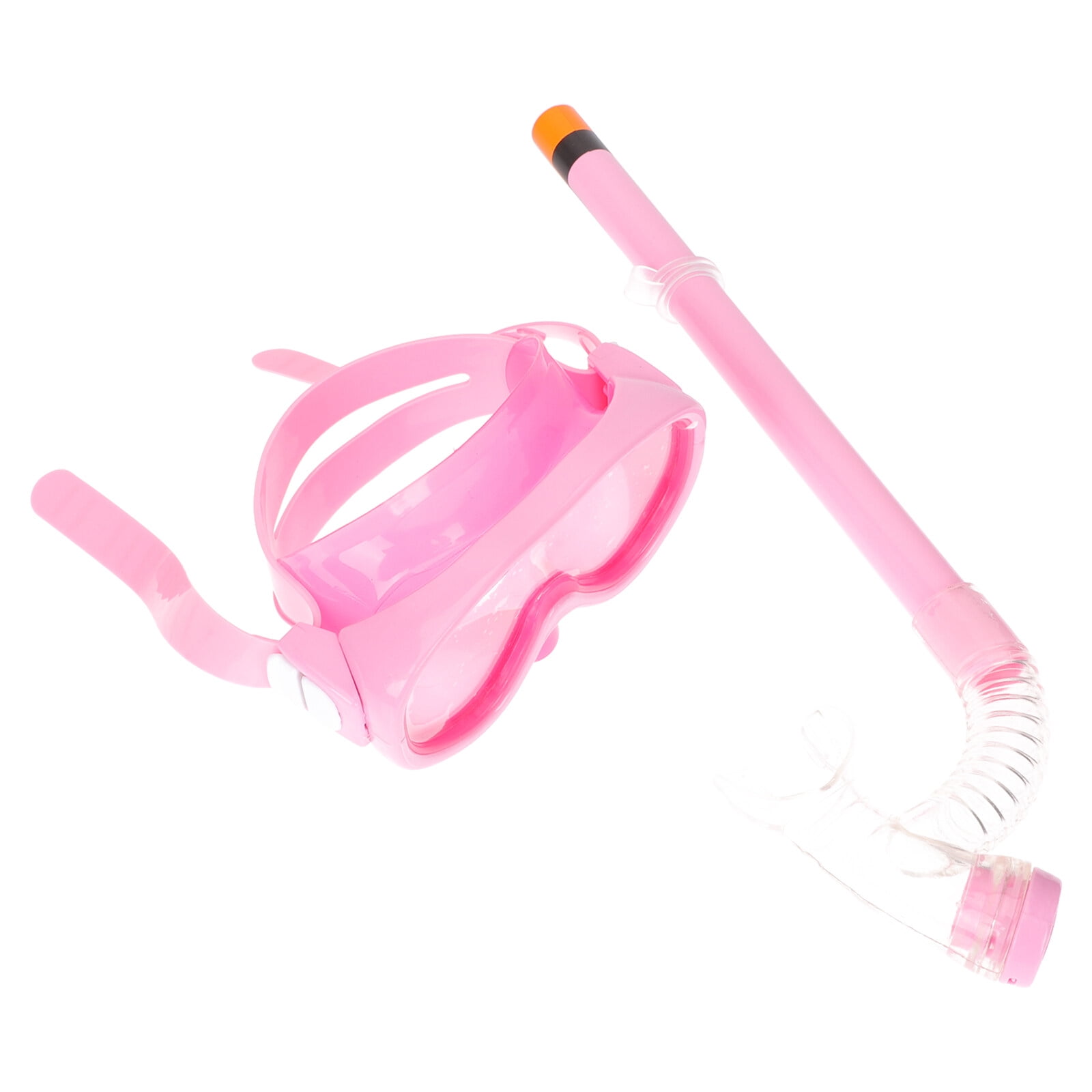 BESTOYARD Pink ABS Silicone Diving Mask for Children with Adjustable ...