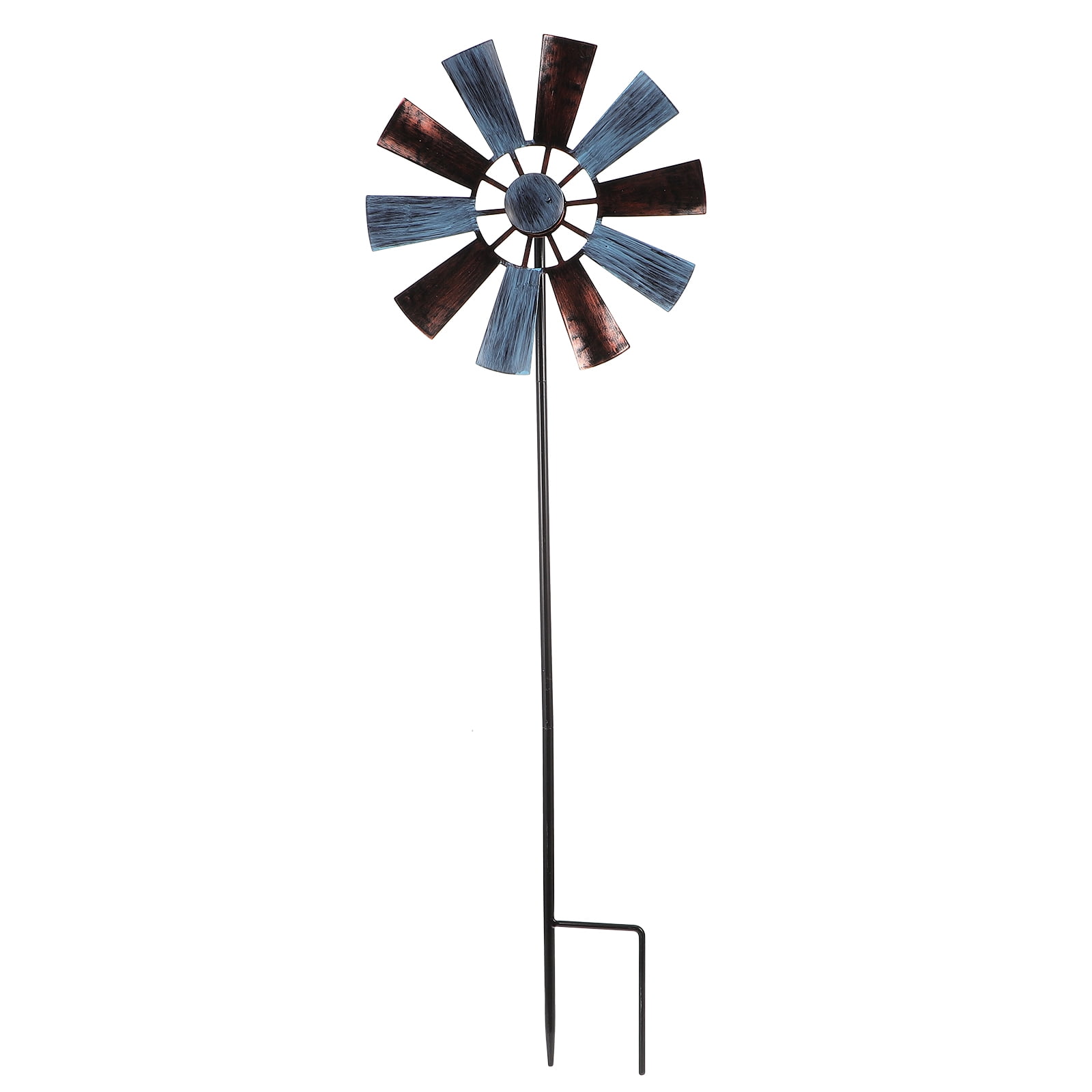 BESTOYARD Rotating Iron Windmill Decor Elegant Wind Spinner For Outdoor ...