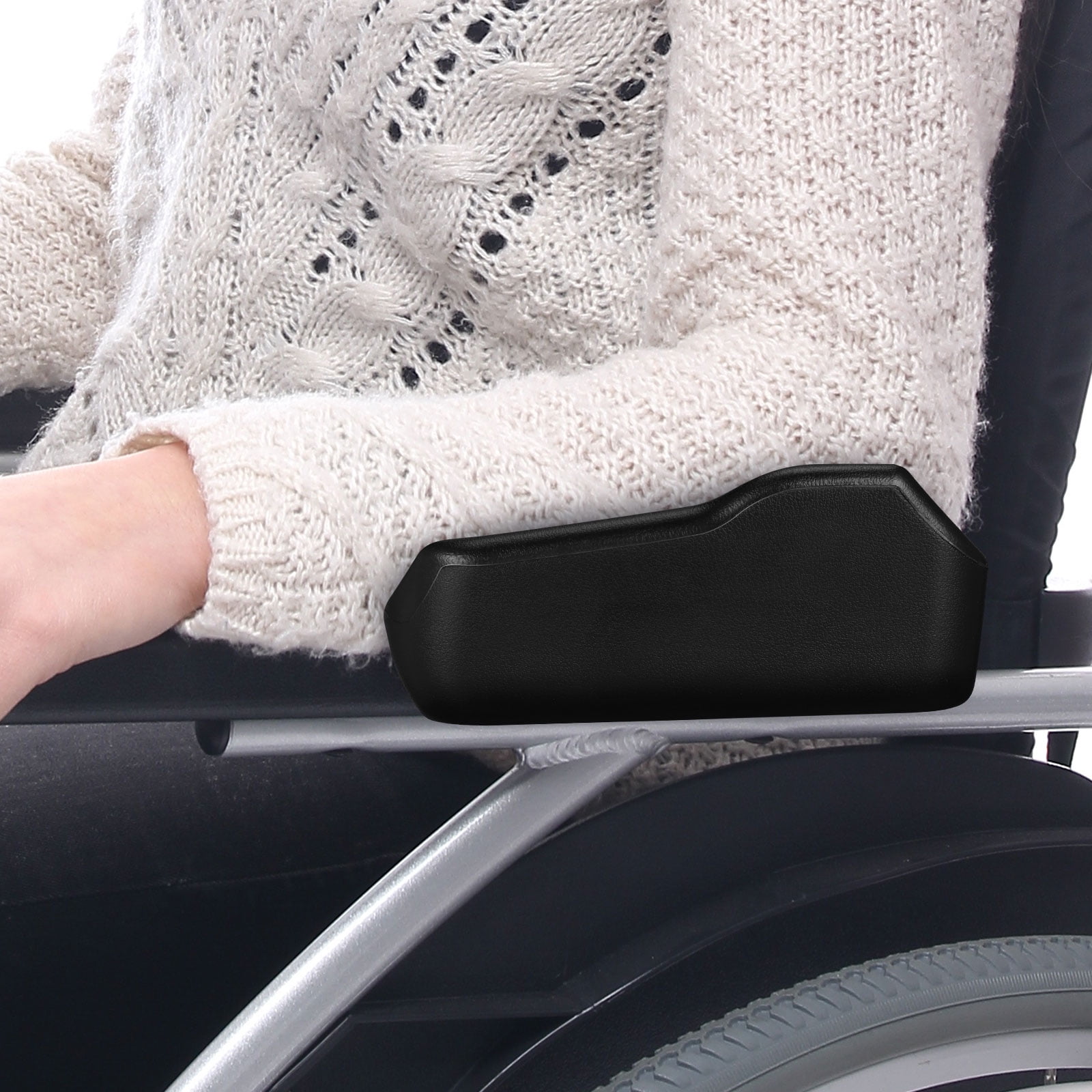 BESTOYARD Armrest Cushion Forearm Pad Black Pu 1 Set - Walmart.com