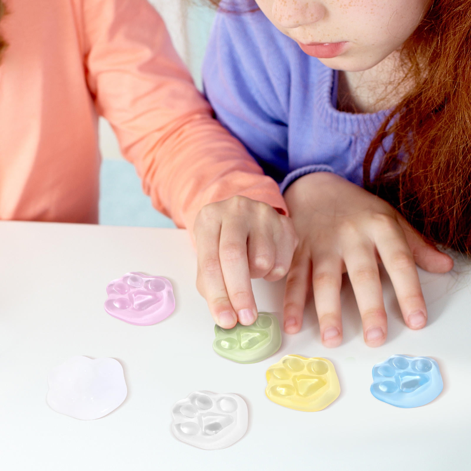 BESTOYARD Squishy Toys 50Set Paw Shape For Pet Owners Travel And Kids ...