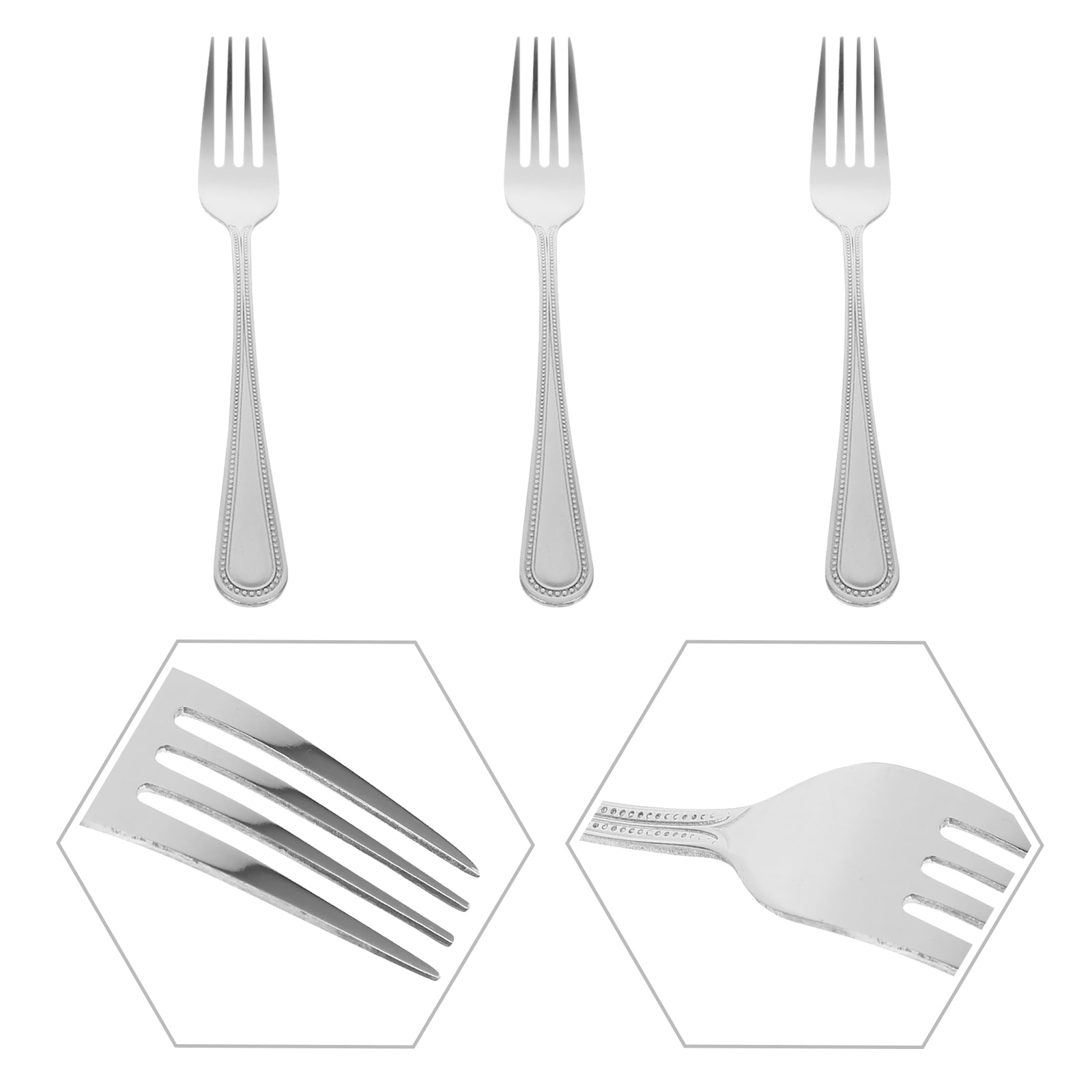 BESTOYARD Stainless Steel Fruit Forks 3pcs Set Small Salad Forks for ...