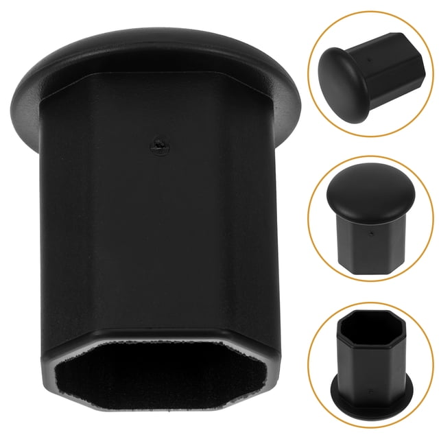 BESTOYARD Hockey Stick End Cap Replacement Black Tpe Octagonal Tube ...