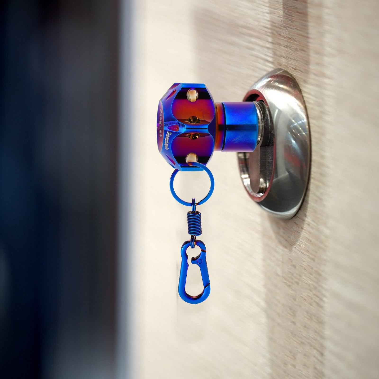 BESTOYARD Titanium Quick Release Keyring Key Shell for Daily Use Easy ...