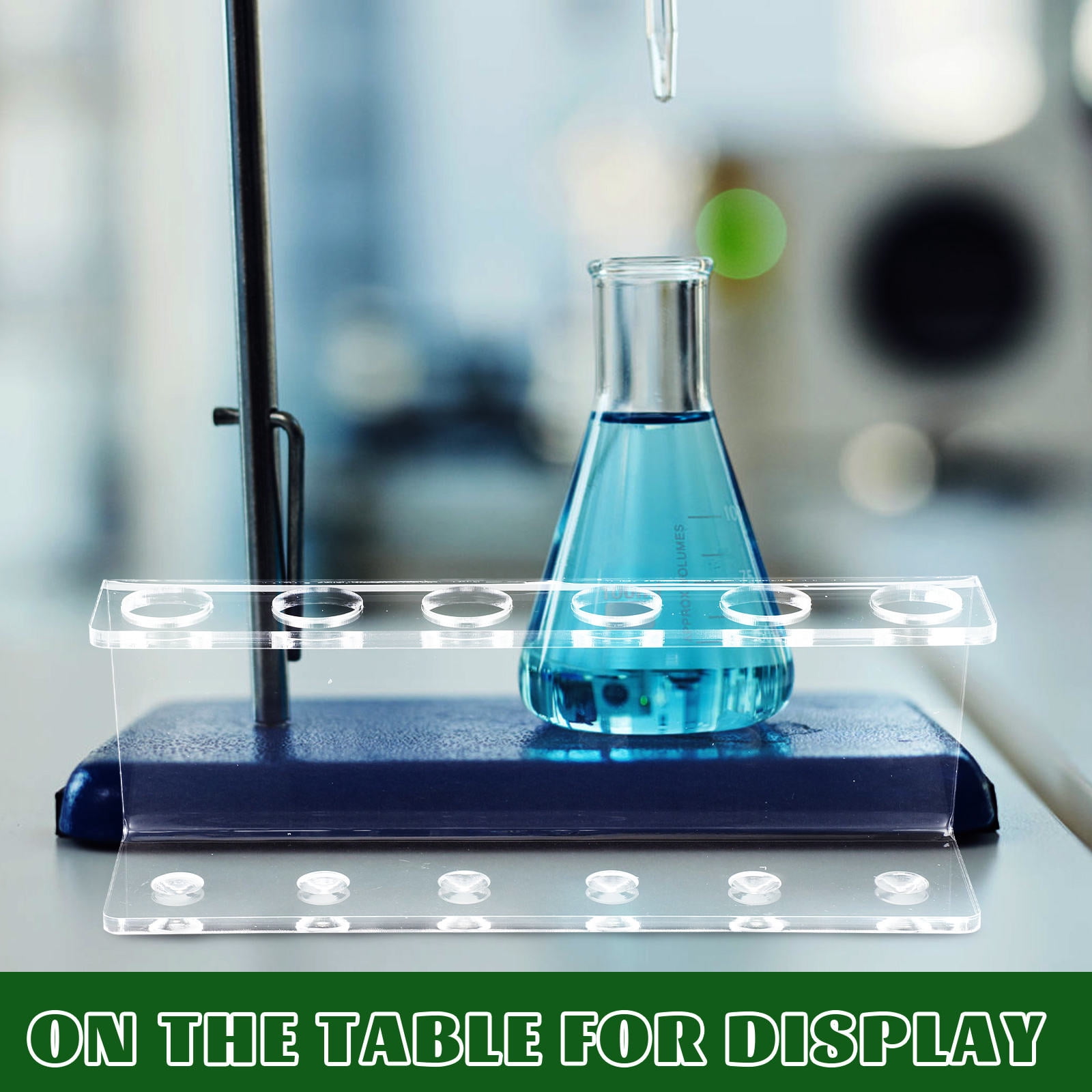 BESTOYARD Acrylic Test Tube Display Holder Transparent for 1Set ...