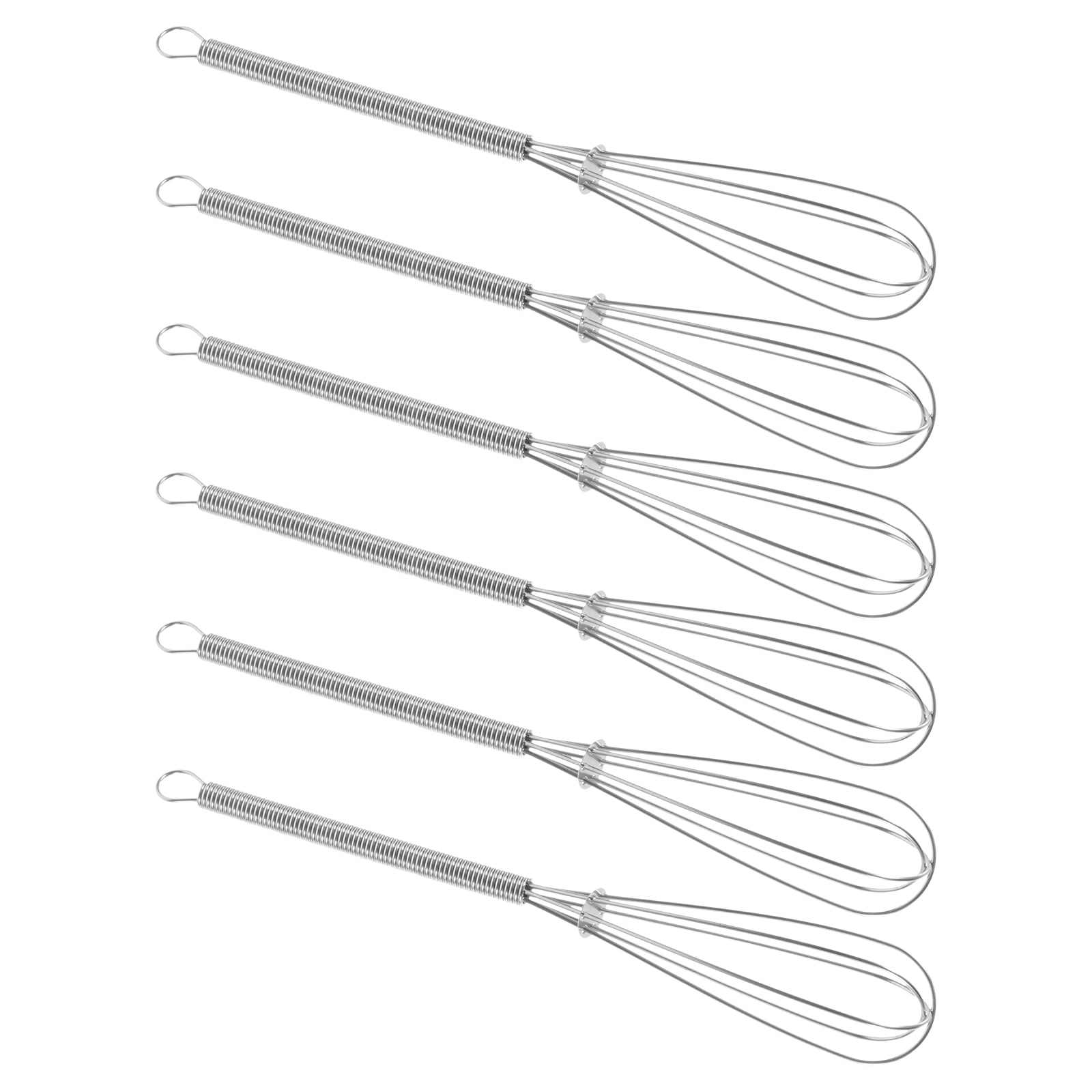 BESTOYARD Waterproof Whisk Set of 7, Professional Kitchen Whisks for ...