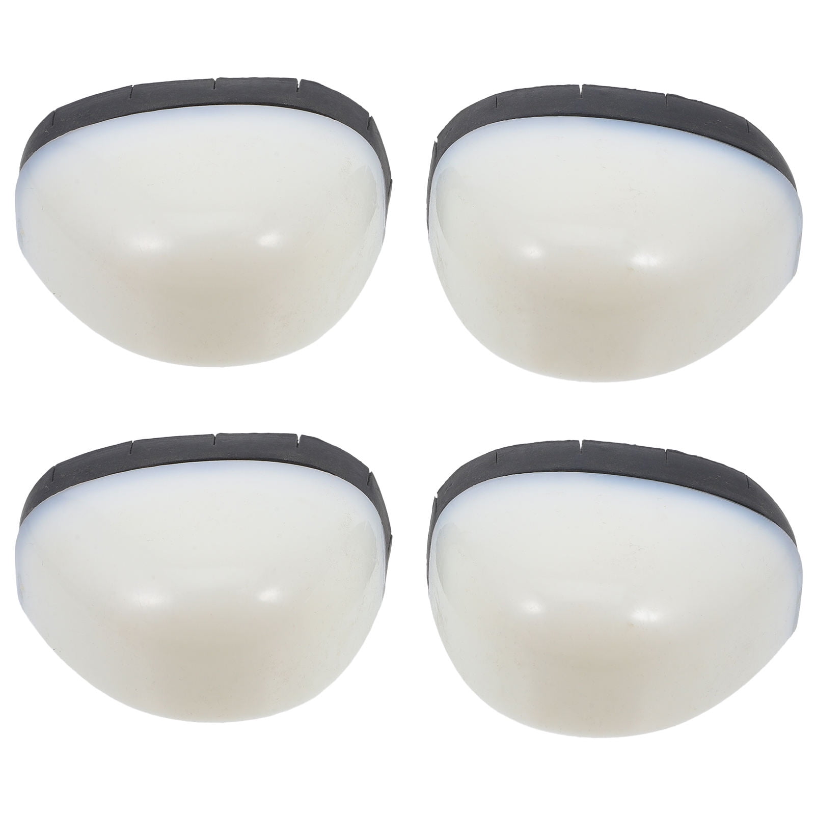 BESTOYARD White Plastic Rubber Toe Caps for Men with Replaceable Design ...