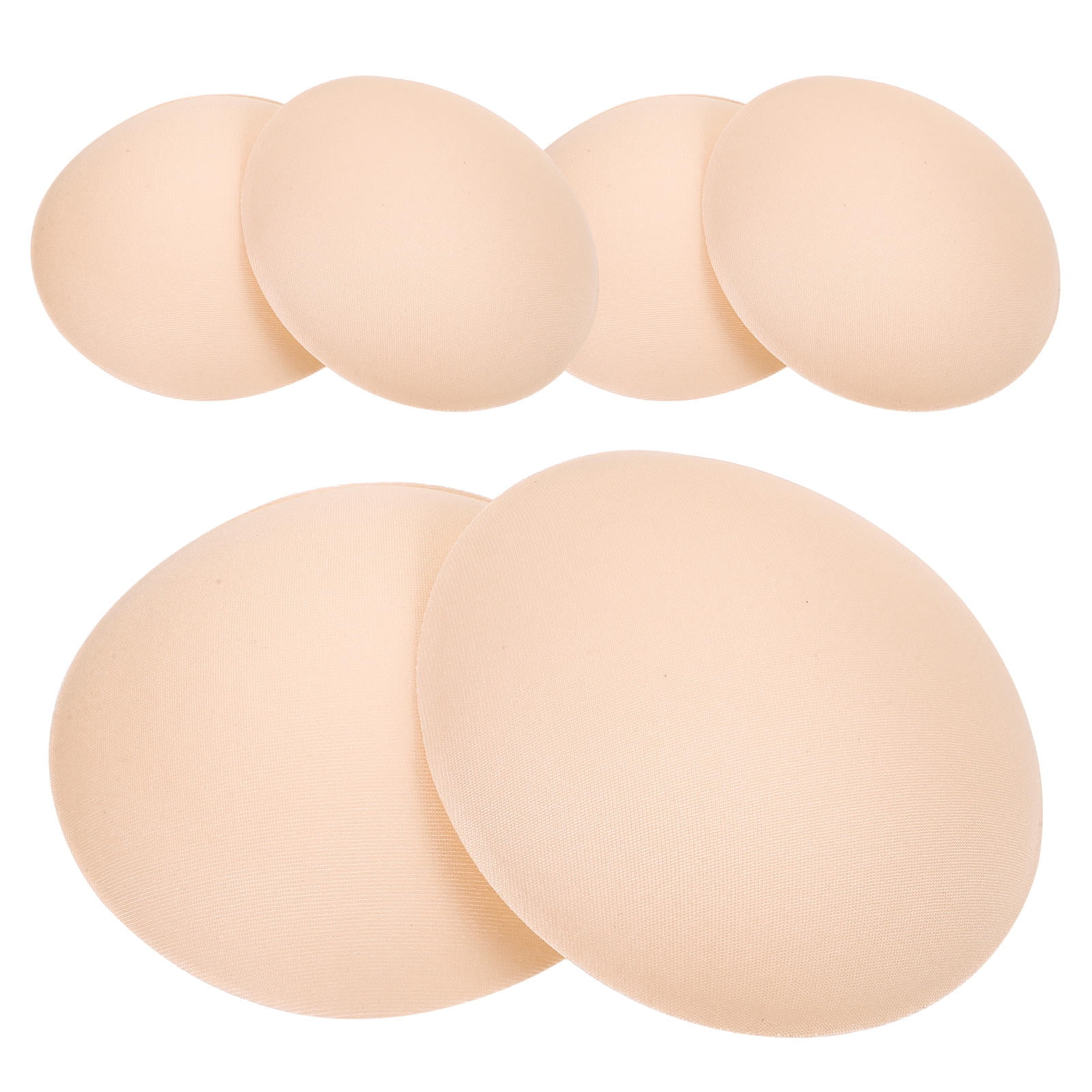 BESTOYARD Wofashpuret Bra Pad Inserts, 3 Pairs Round Seam Removable Sports Yoga Bra Pads, Bikini ...