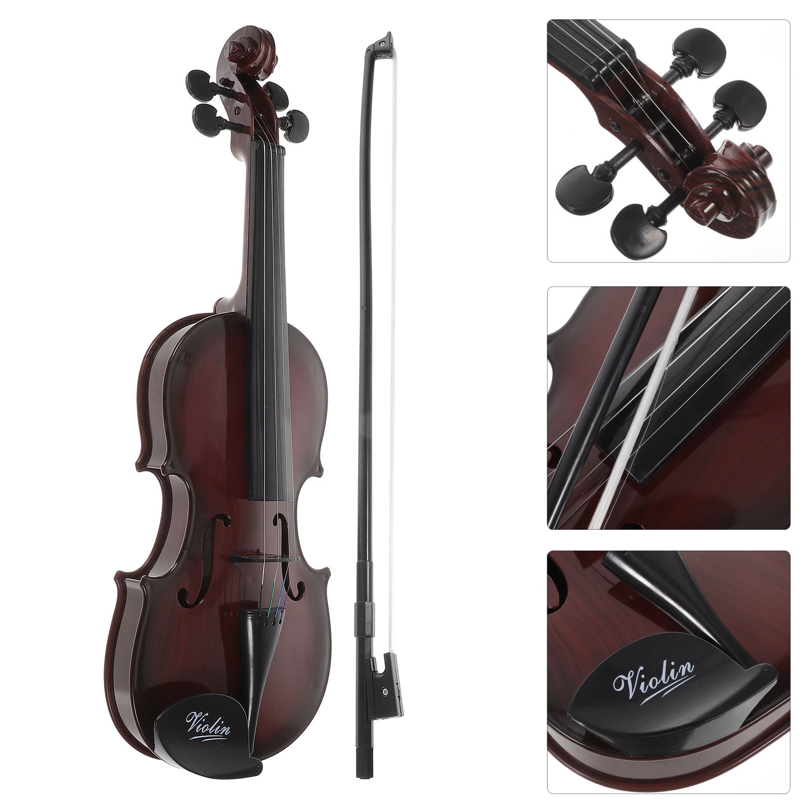 BESTOYARD Violin Accessories Plastic Doll Brown Musical Instrument for ...