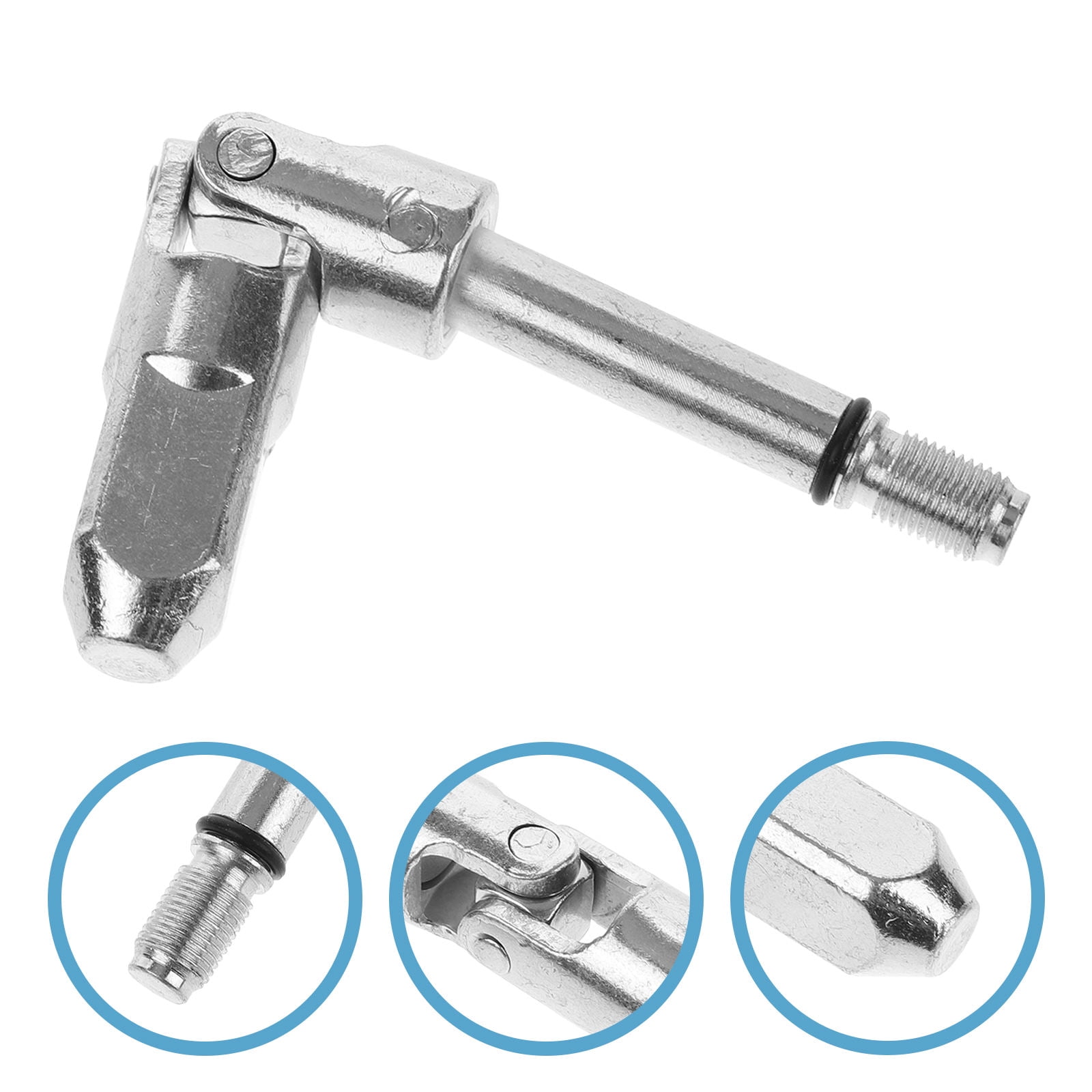 BESTOYARD Silver Steel Jack Cardan Shaft for Car with Universal Head ...