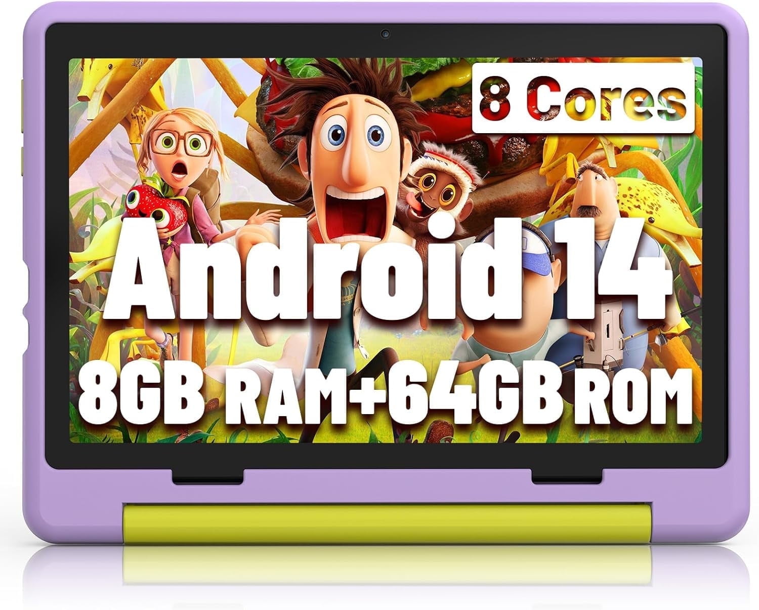 BESTSKI Android 14 10inch Kids Tablet with Protective Case,Octa-Core ...