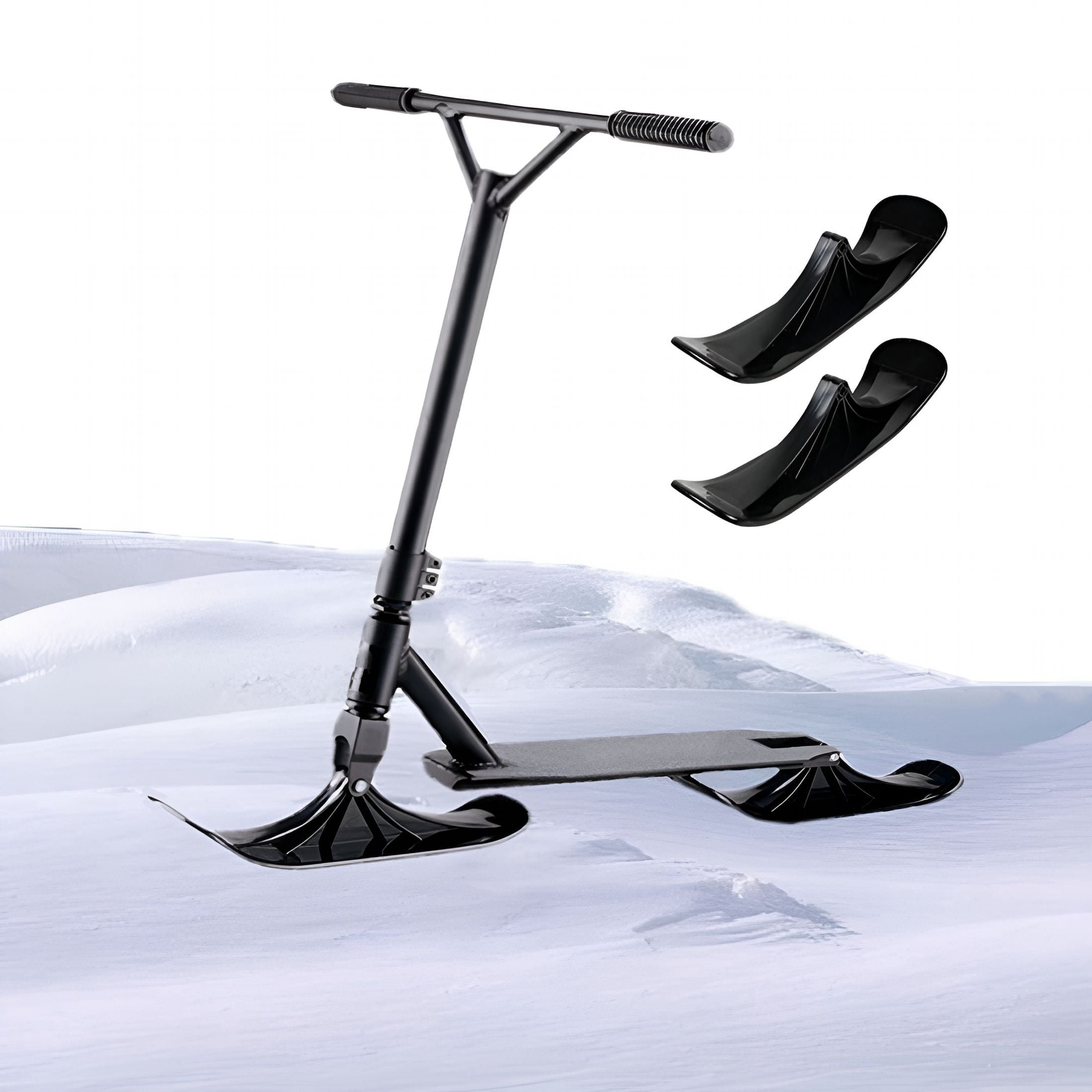 BESTSKY 1 Pair of Snow Scooter Ski Sled Outdoor Skate Board Snow ...