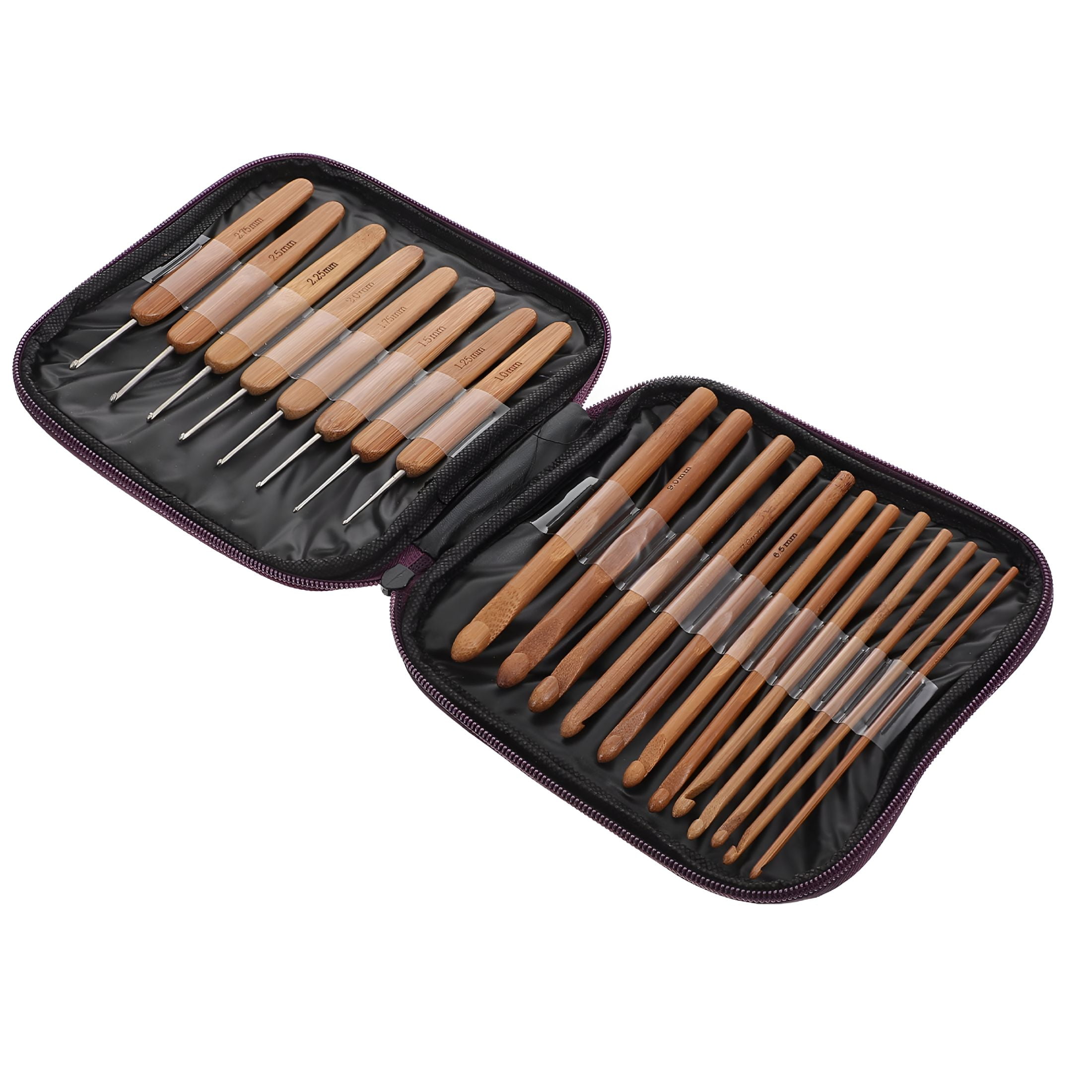 BESTSKY 1 Set of Wooden Crochet Needles DIY Handcraft Knitting Hooks ...