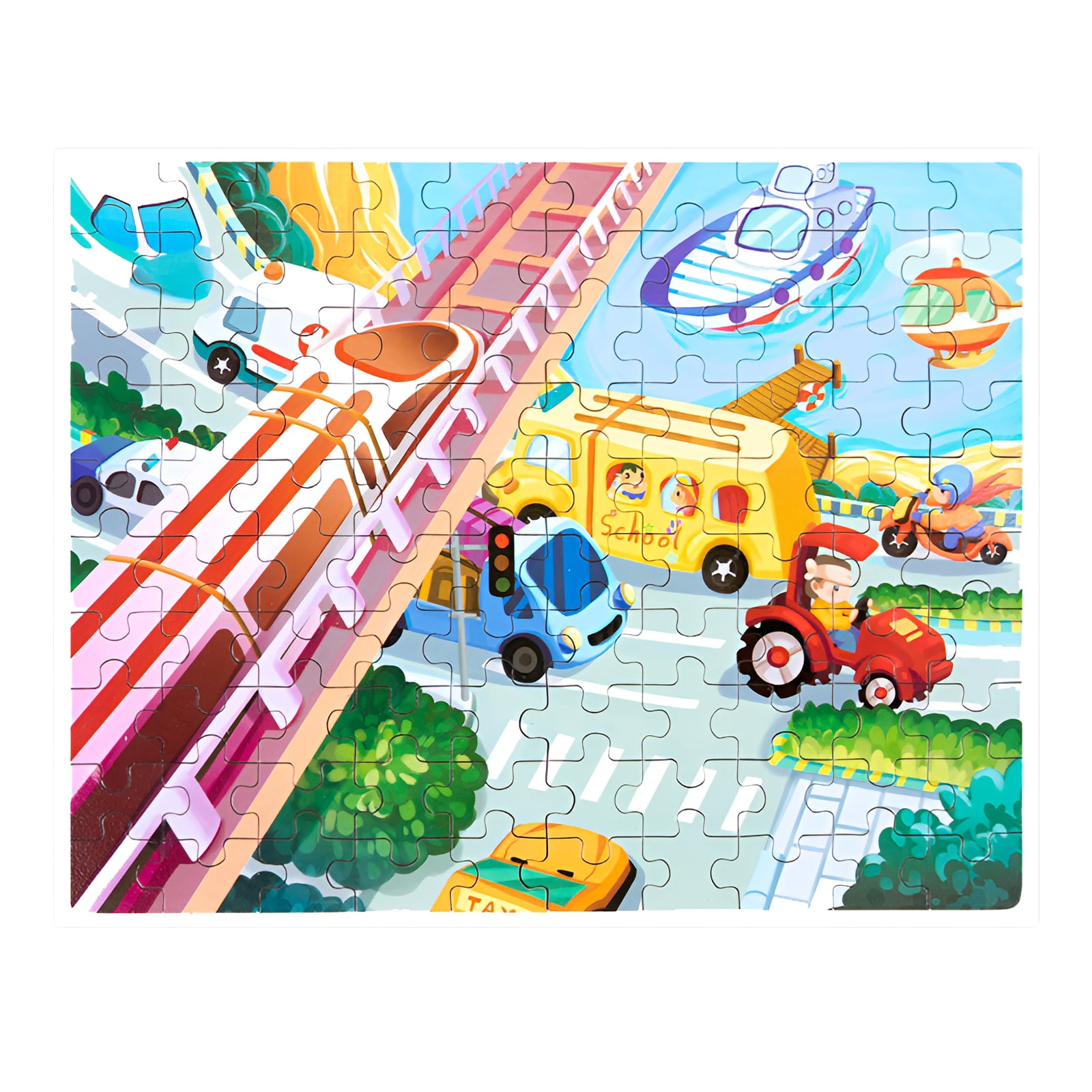 BESTSKY 100 Piece Puzzles for Kids,Powerful Brushless Motor,Stable ...