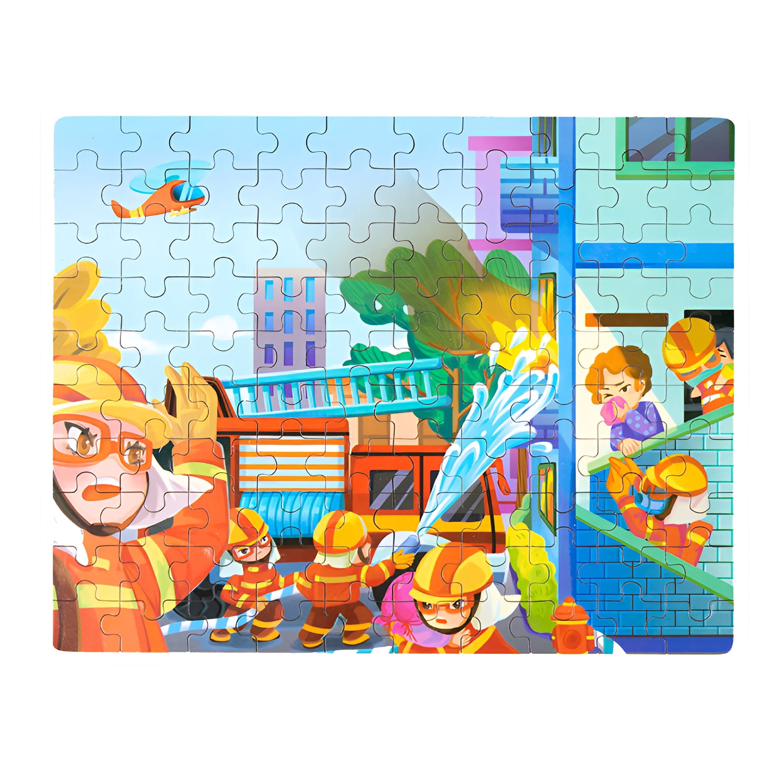 BESTSKY 100 Piece Puzzles for Kids,Dual Blow Suction,Complete Cleaning ...