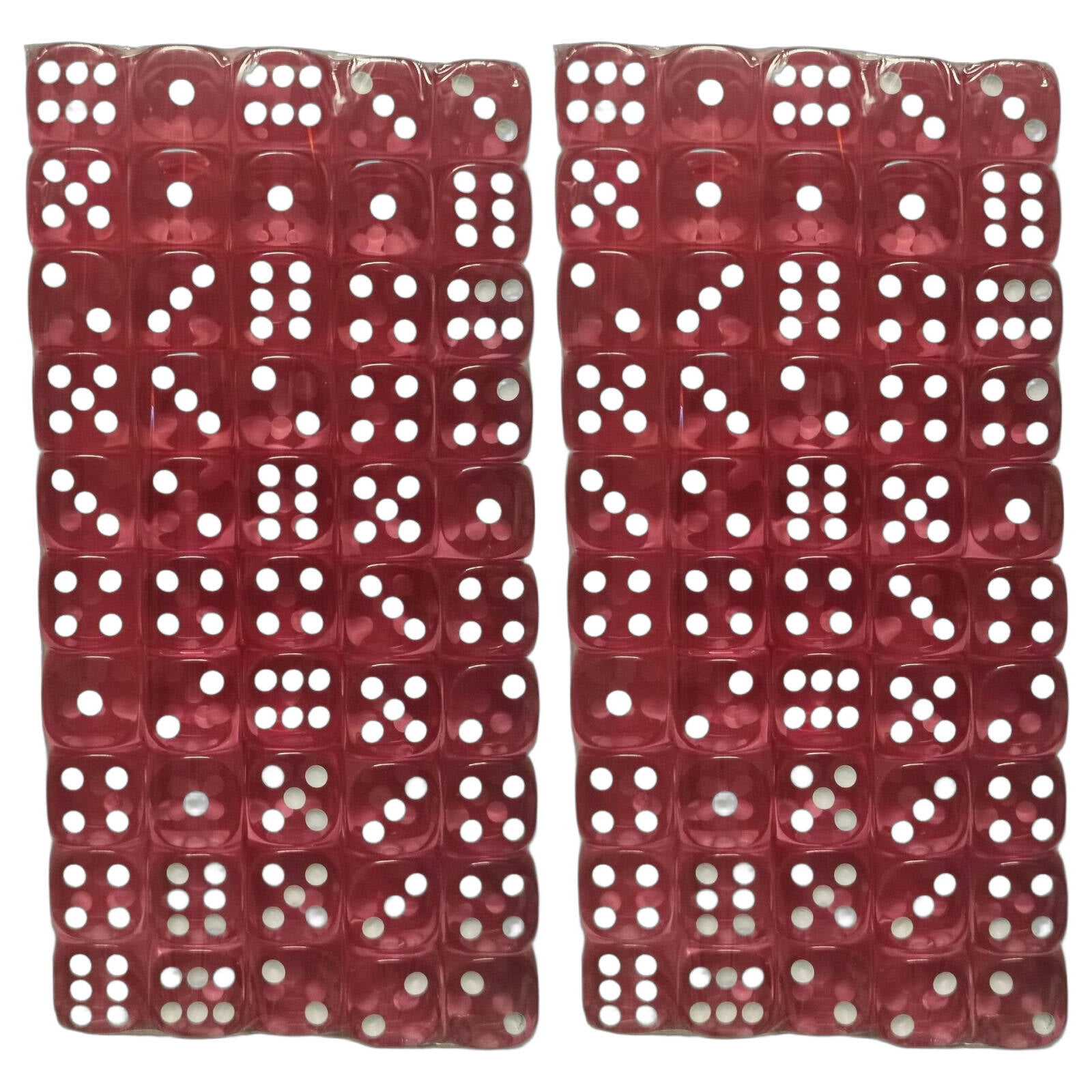 BESTSKY 100Pcs Dice Set Sturdy Packaging Square Corner Dice Break ...