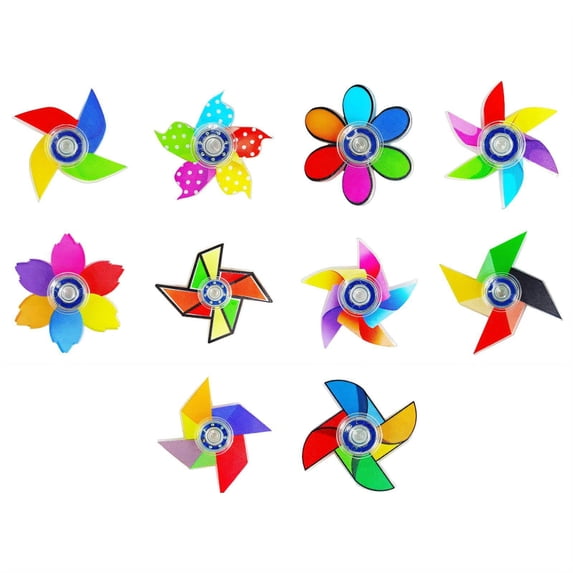 BESTSKY 10Pcs Fidget Spinner,Windmill Fidget Pack,Flying Spinner ...
