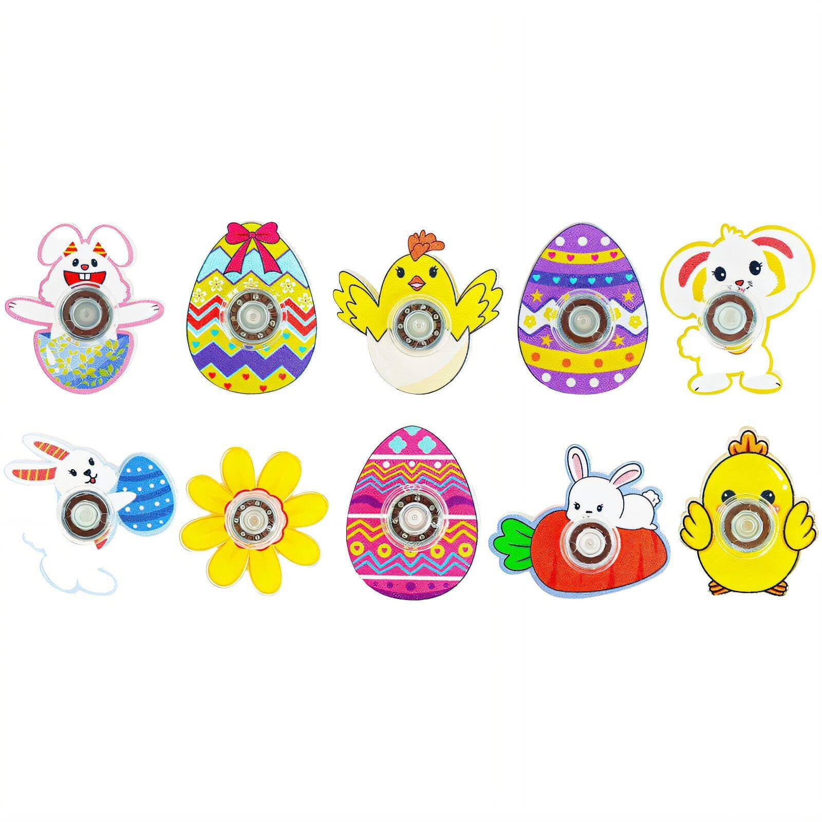 BESTSKY 10Pcs Fidget Toy,Spinning Stress Relief Sensory Toys,Ideal for ...