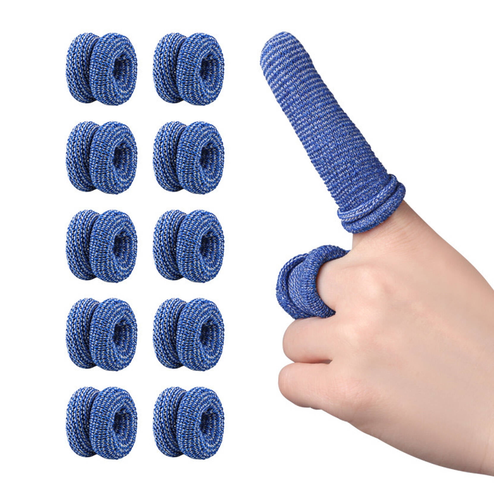 BESTSKY 10Pcs Finger Cots Flexible Supportive Finger Bandages for ...