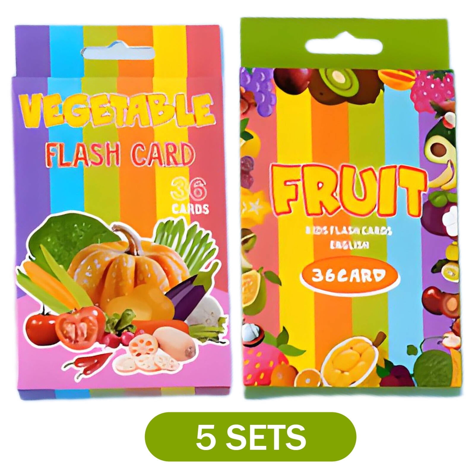 BESTSKY 10Pcs Flash Cards,Scenario-Based Study Toddler Flash Cards ...