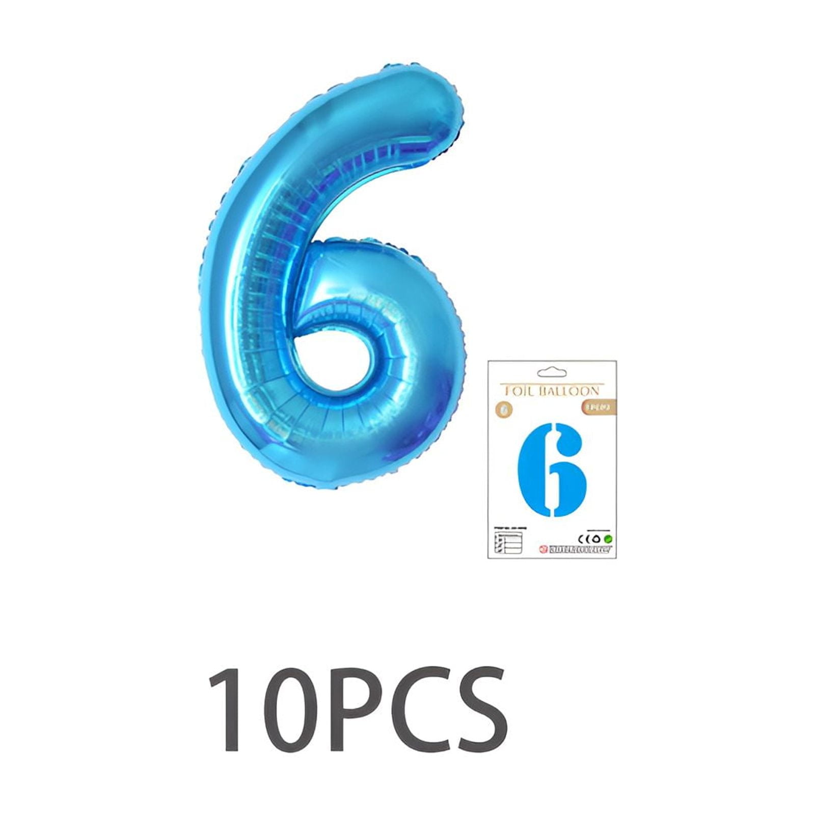 BESTSKY 10Pcs Number Balloons,Creative Decorative Balloons Party ...