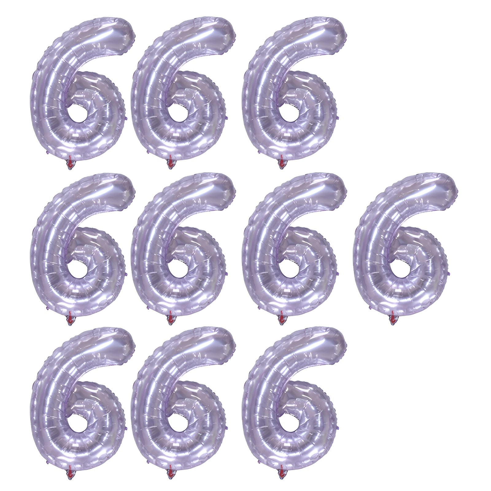 BESTSKY 10Pcs Number Balloons,Energetic Jelly Bubble Balloons Party ...