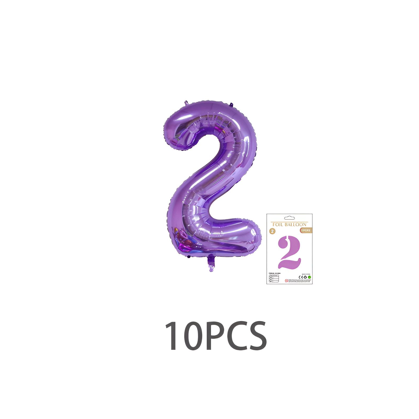 BESTSKY 10Pcs Number Balloons,Energetic Party Highlight Party Decorations,Stylish Birthday Decor ...