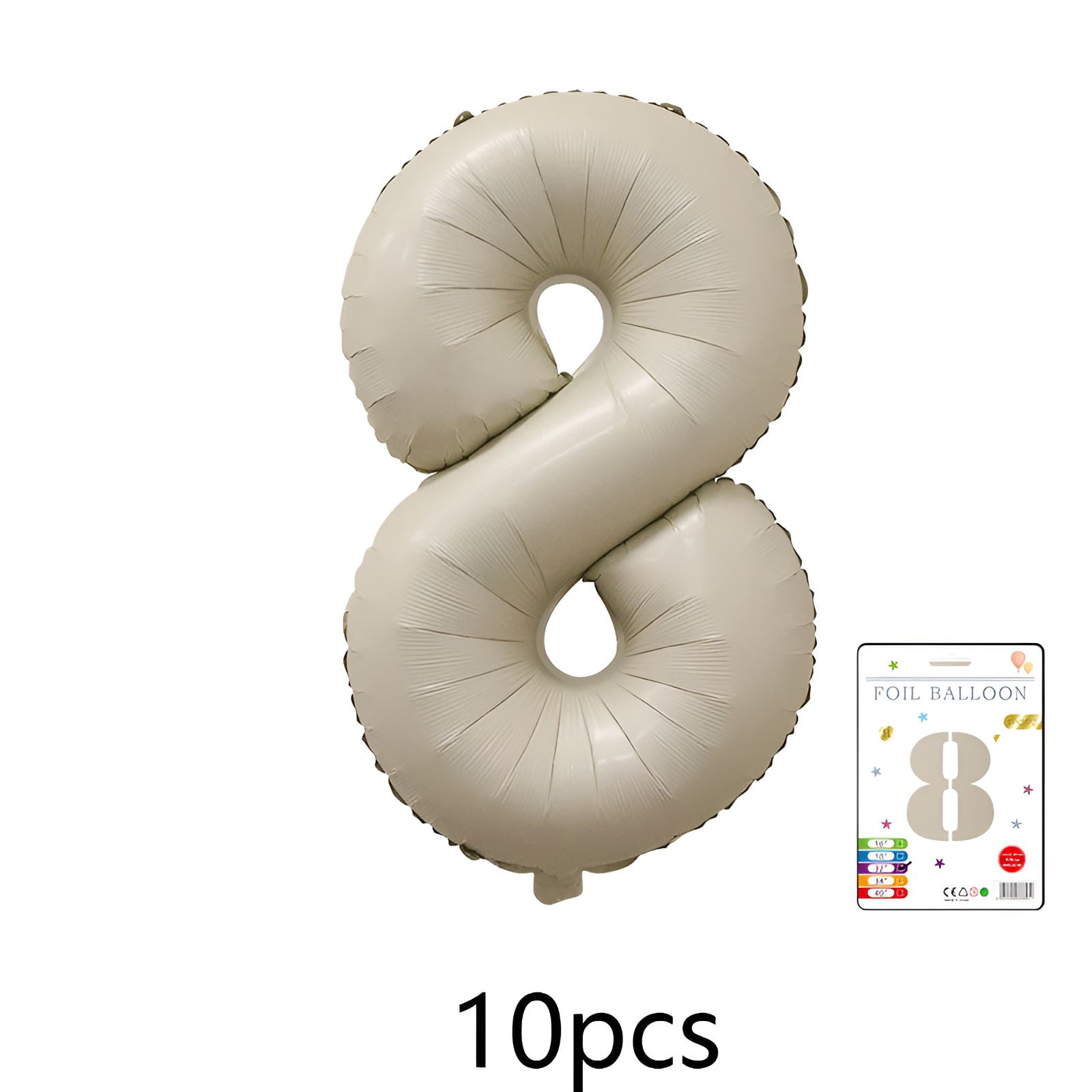 BESTSKY 10Pcs Number Balloons,Exquisite Balloon Arrangement Plan Balloons for Birthday Party ...