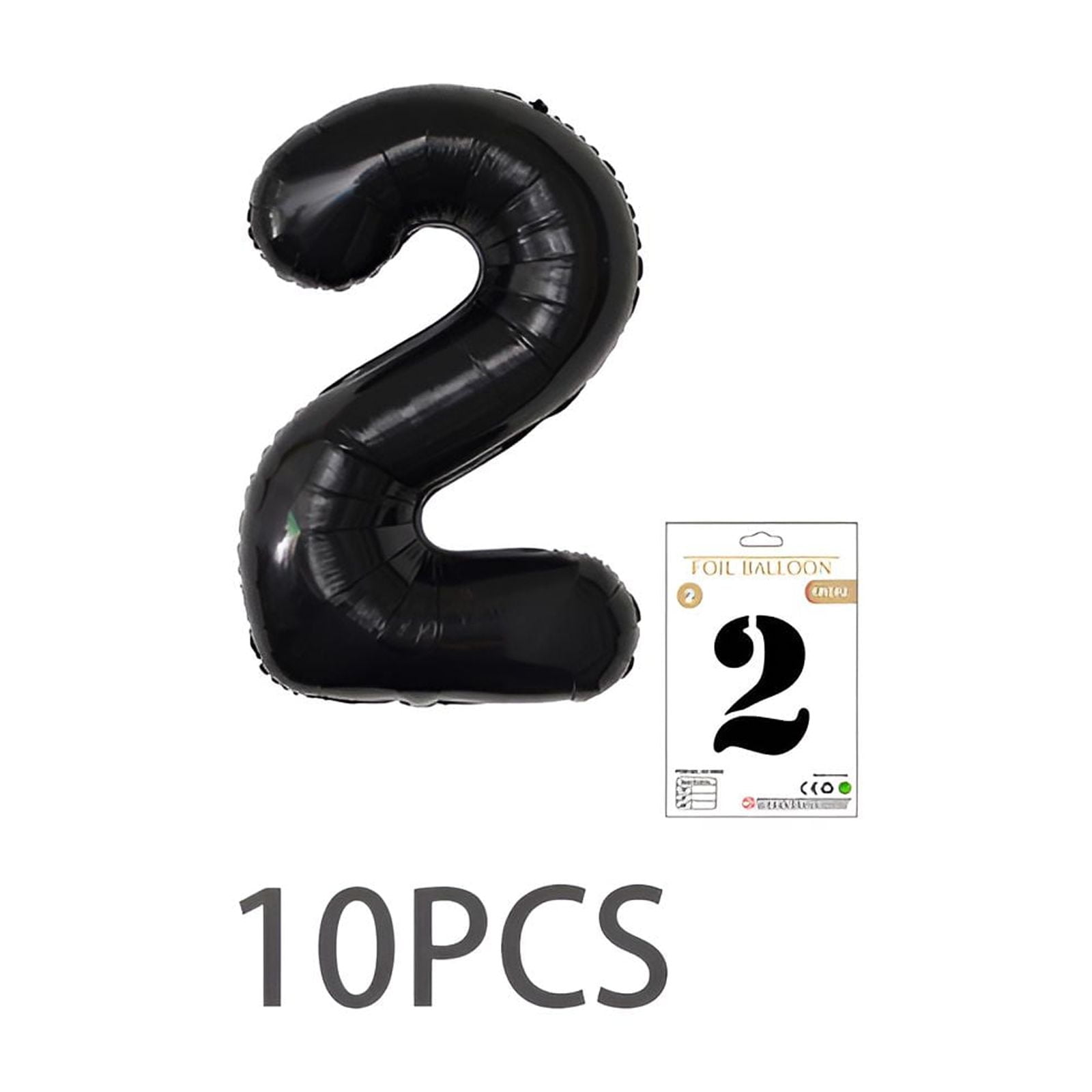 BESTSKY 10Pcs Number Balloons,Exquisite Party Design Party Decorations ...