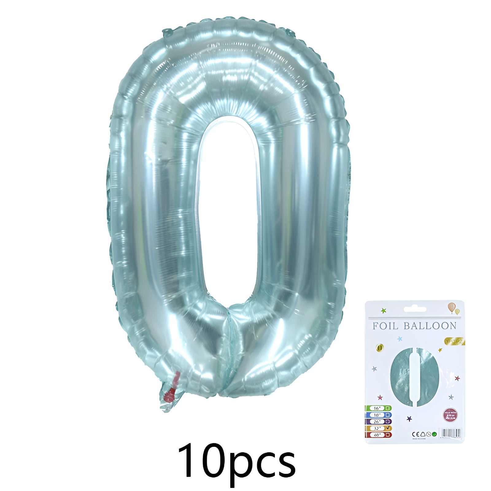 BESTSKY 10Pcs Number Balloons,Highlights Holiday Theme Party ...