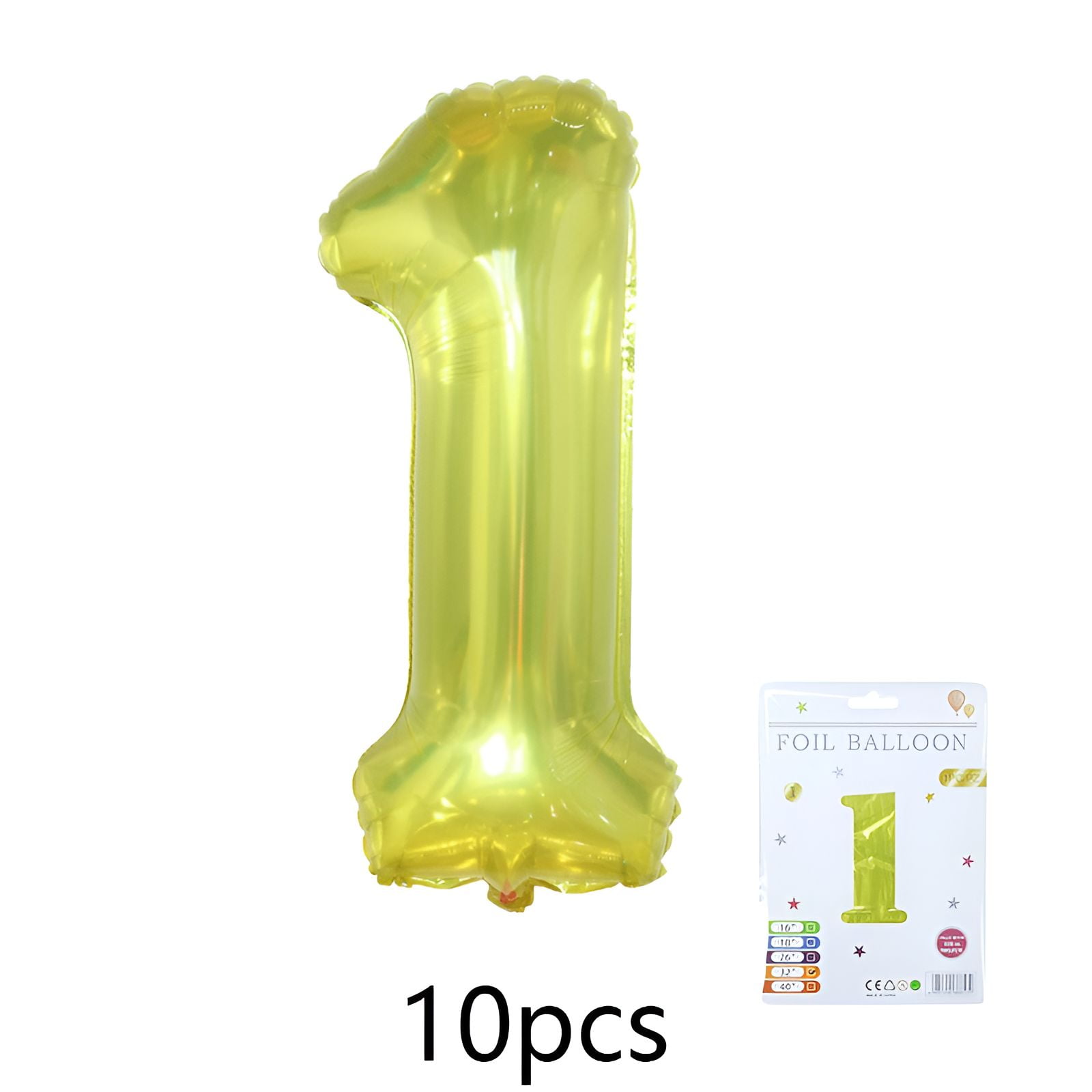 BESTSKY 10Pcs Number Balloons,Lively Party Atmosphere Balloons for ...