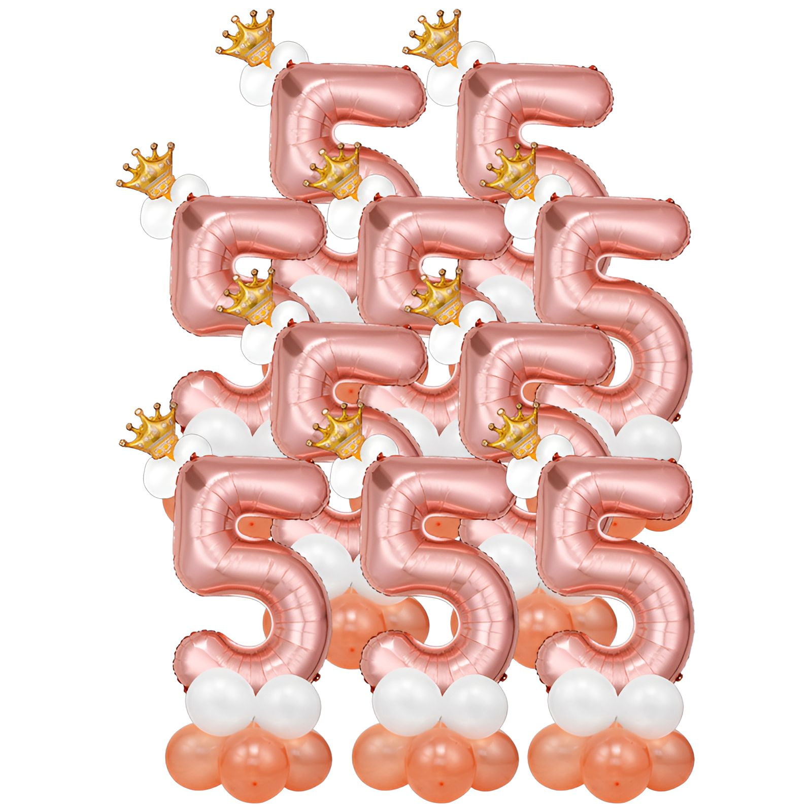 BESTSKY 10Pcs Number Balloons,Party Atmosphere Upgrade Party ...