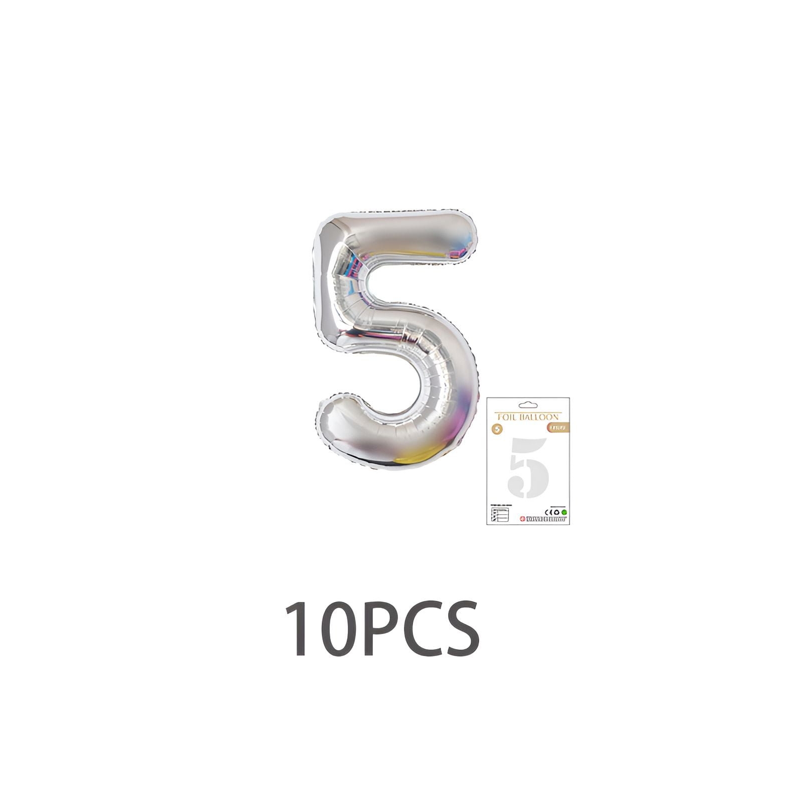 BESTSKY 10Pcs Number Balloons,Personalized Balloon Pairing Balloons for ...