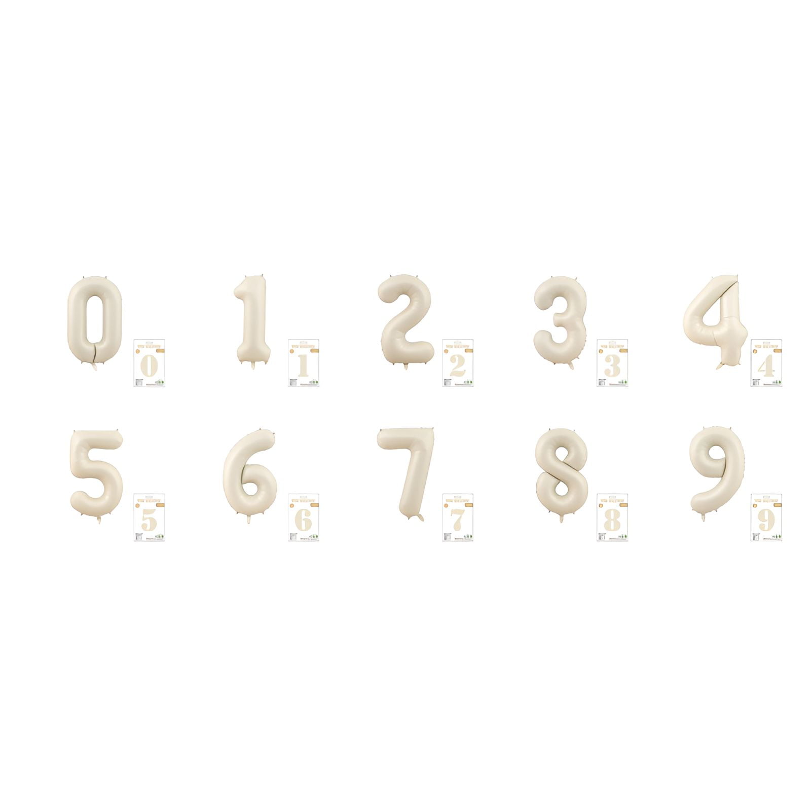 BESTSKY 10Pcs Number Balloons,Personalized Photo Backdrop Party ...