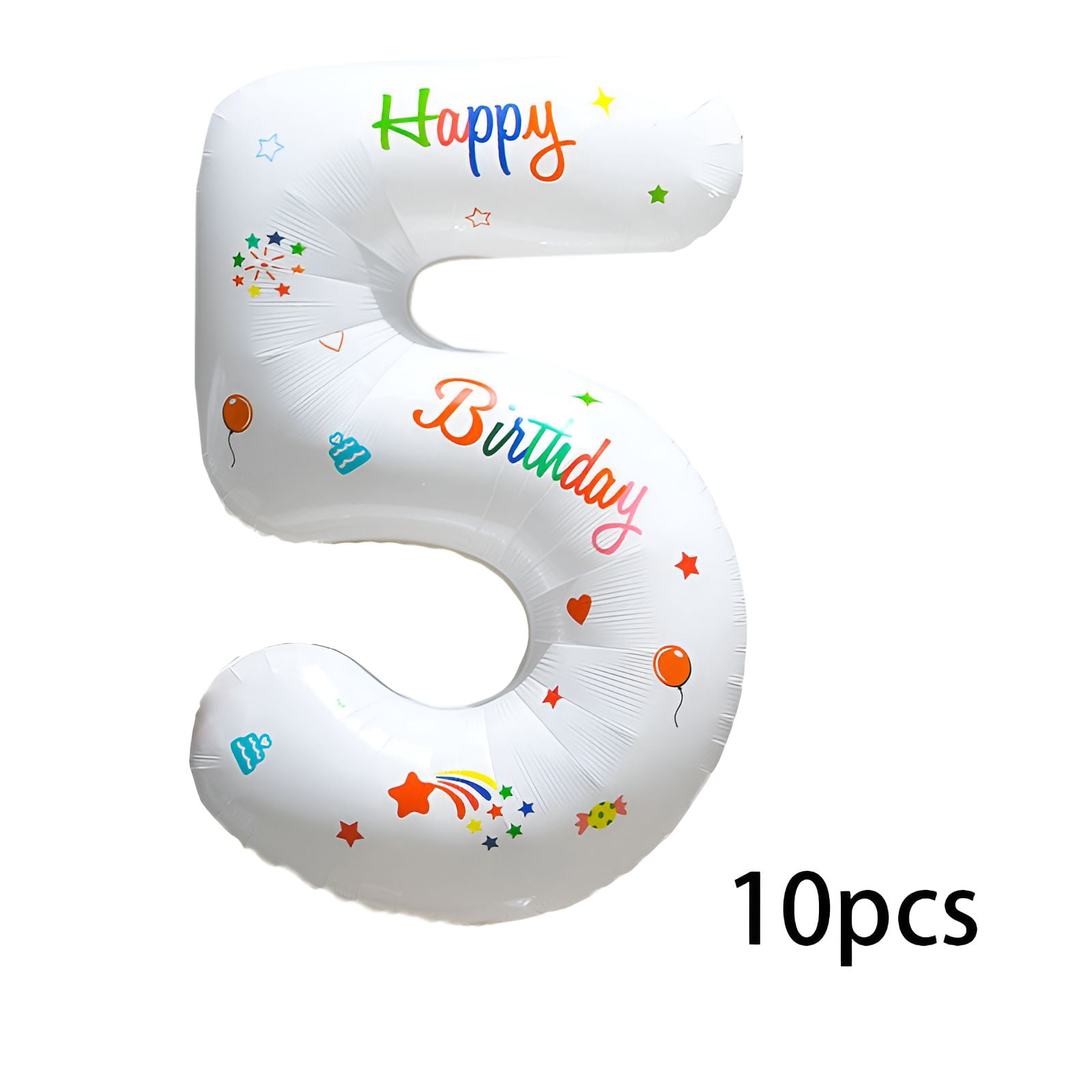 BESTSKY 10Pcs Number Balloons,Rich Atmosphere Display Party Decorations ...