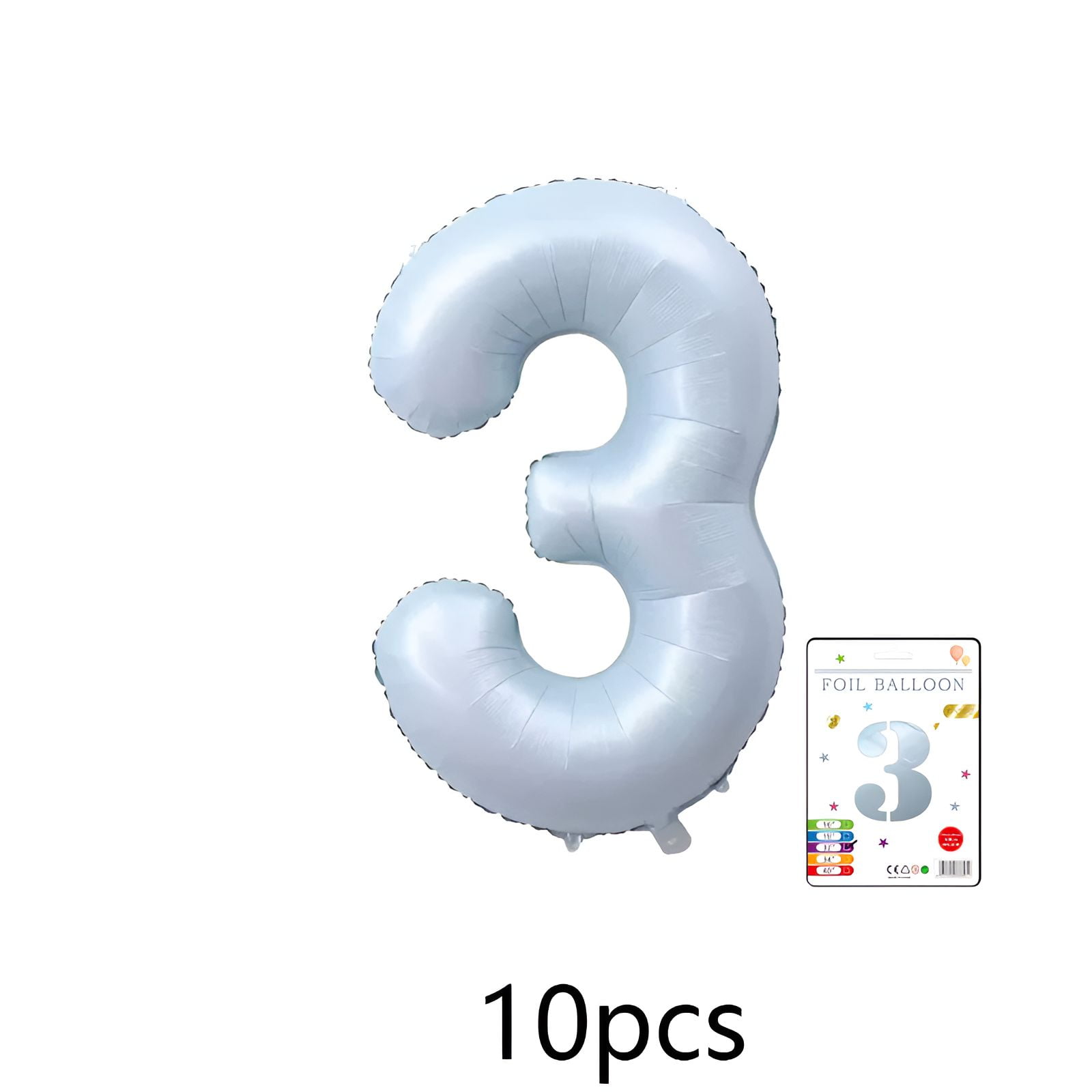 BESTSKY 10Pcs Number Balloons,Rich Party Balloon Options Party ...