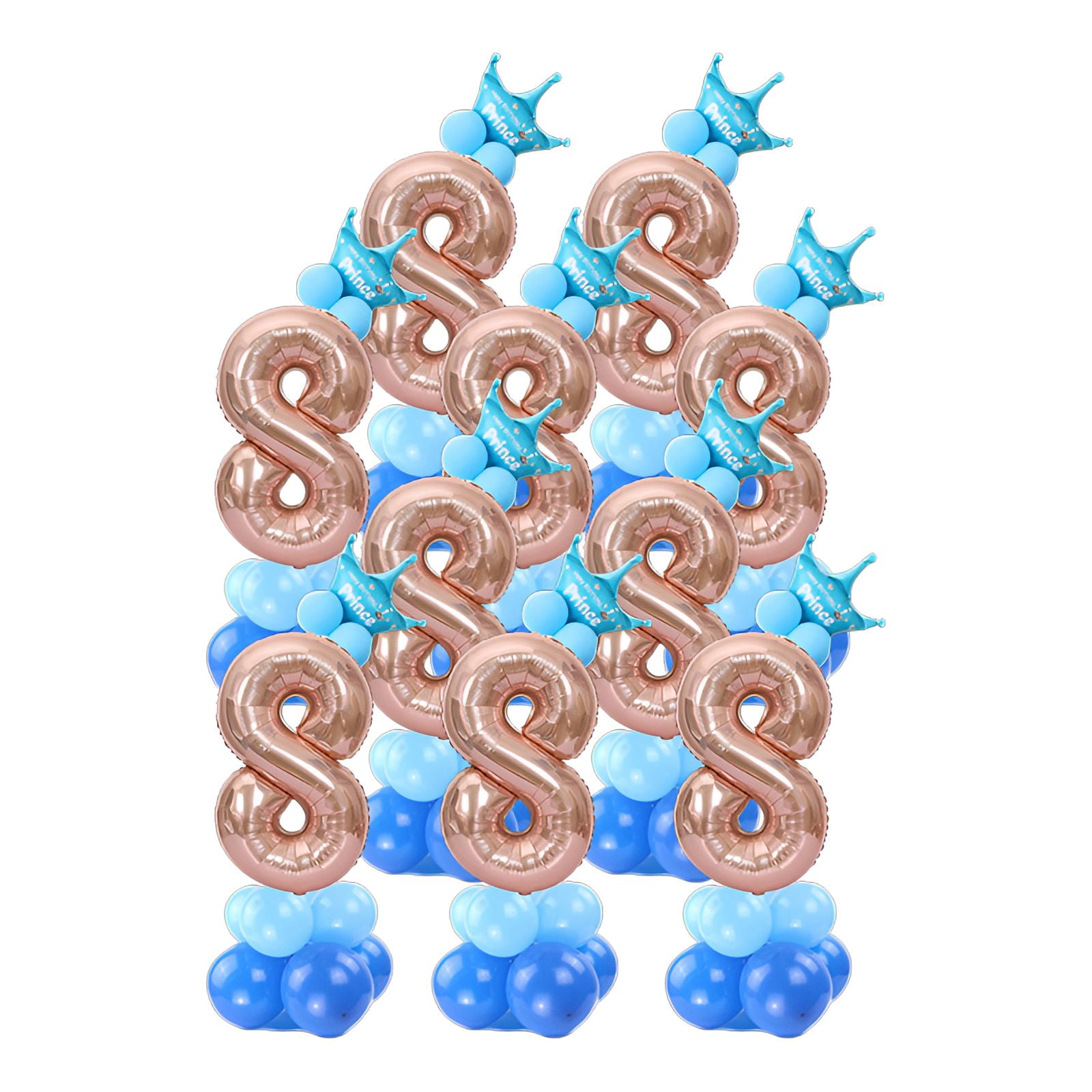 BESTSKY 10Pcs Number Balloons,Stable Inflation Balloon Balloons for ...