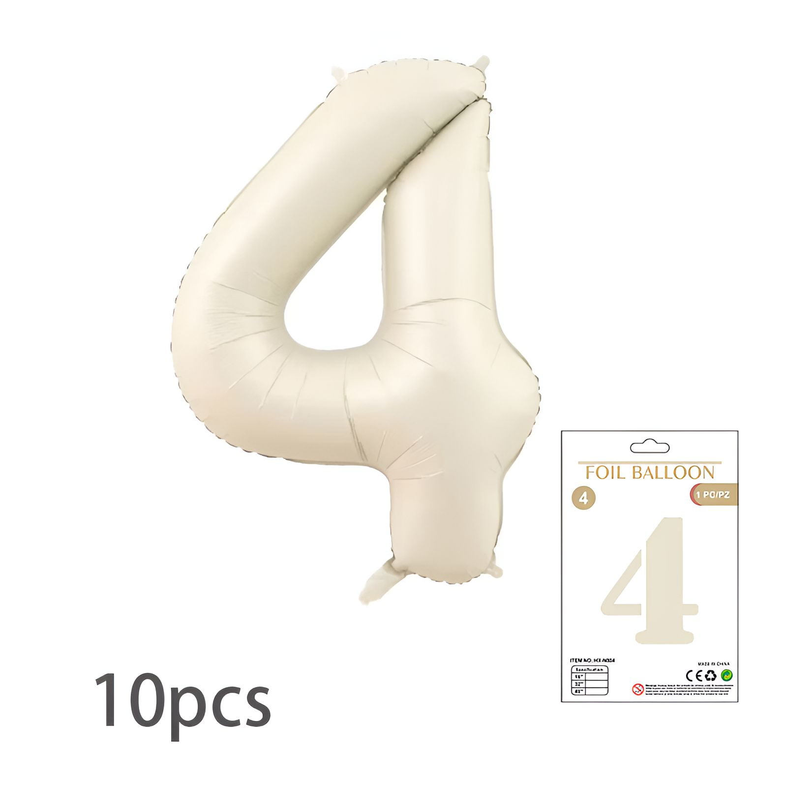 BESTSKY 10Pcs Number Balloons,Sweet Retro Party Vibe Party Decorations ...