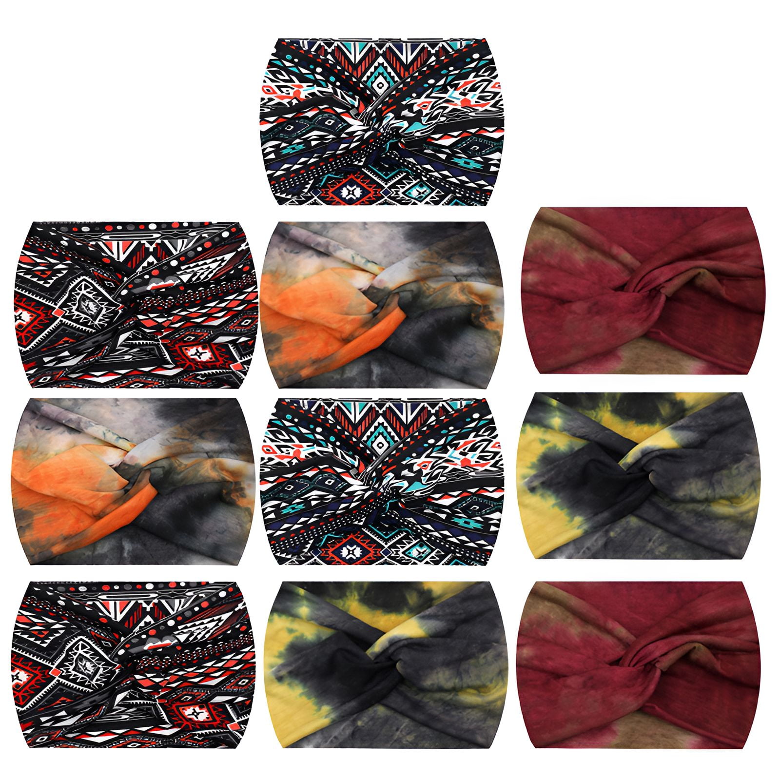 BESTSKY 10Pcs Sweat Band,Cozy Fit Running Headband,Chic Look Headbands ...