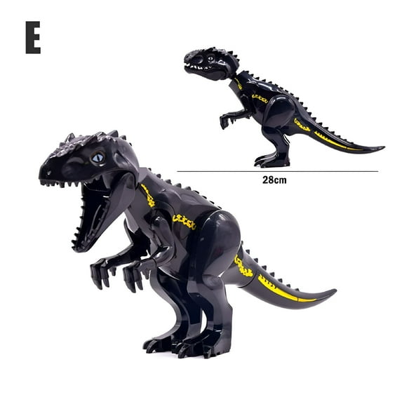 BESTSKY 11-inch Dinos Toy Buildable Dinosaur Building Blocks Figures ...