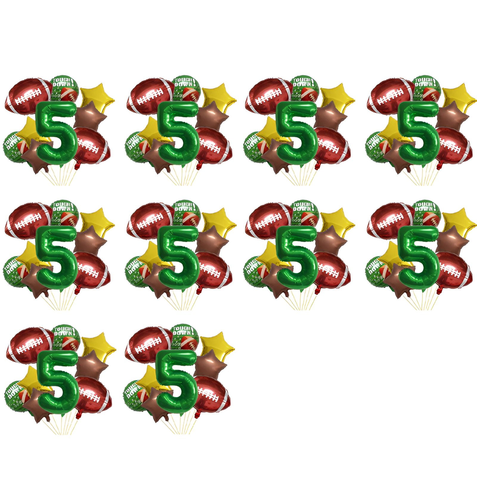 BESTSKY 110Pcs Number Balloons,Champion Vibe Creation Balloons for ...