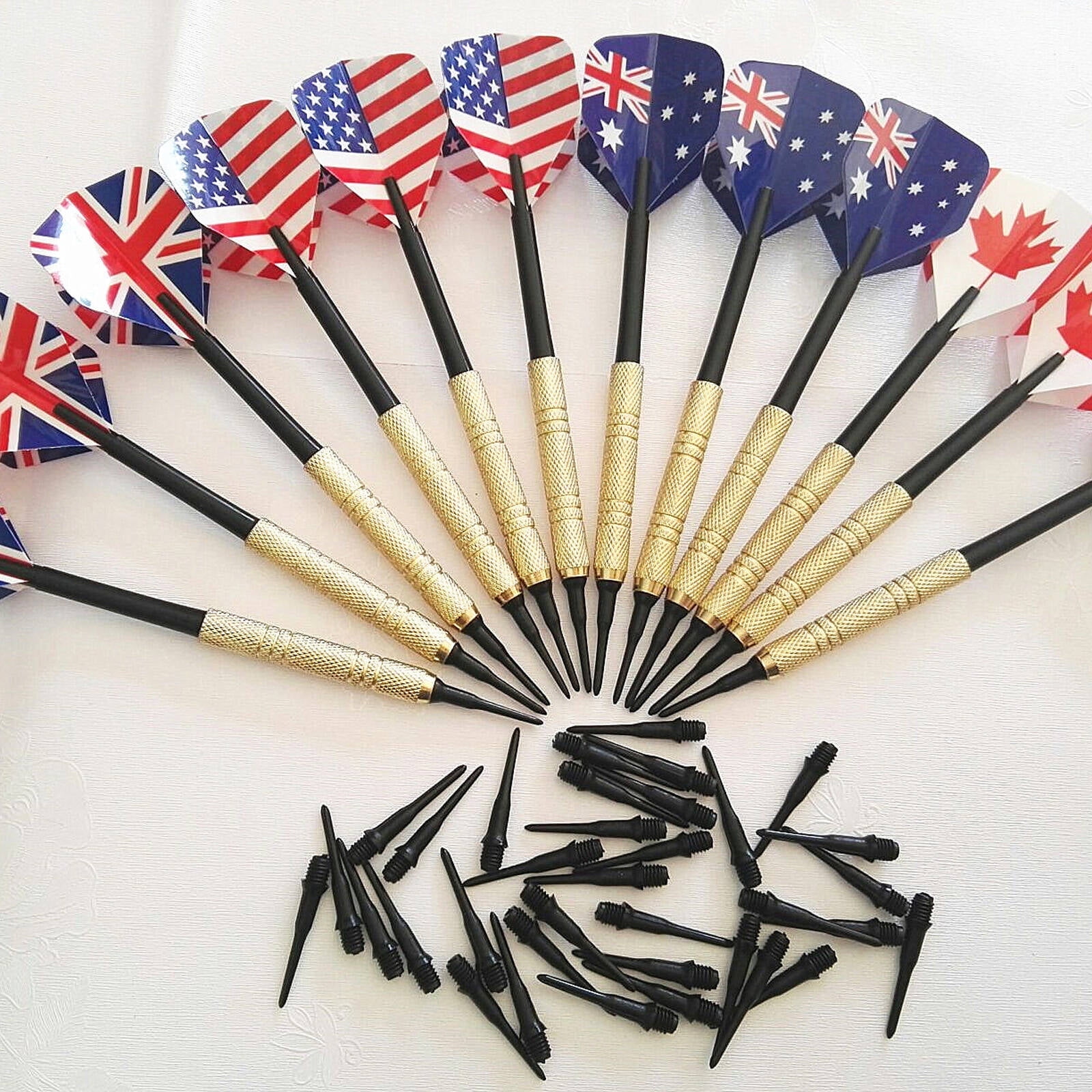 BESTSKY 112Pcs Darts Lightweight Soft Darts Plastic Tips for Safe Play ...
