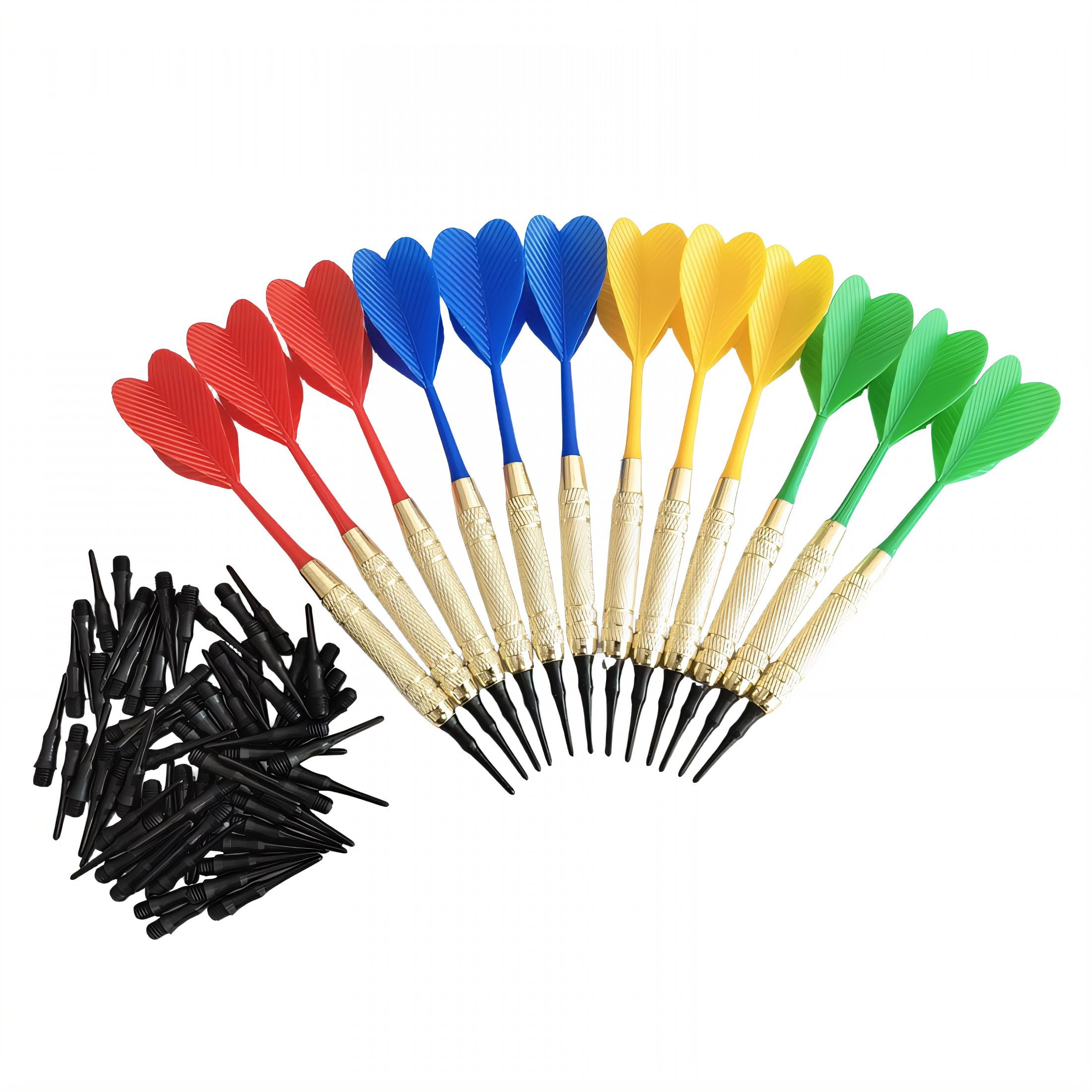 BESTSKY 112Pcs Darts Soft Tip Darts with Aluminum Shafts,Perfect Darts ...