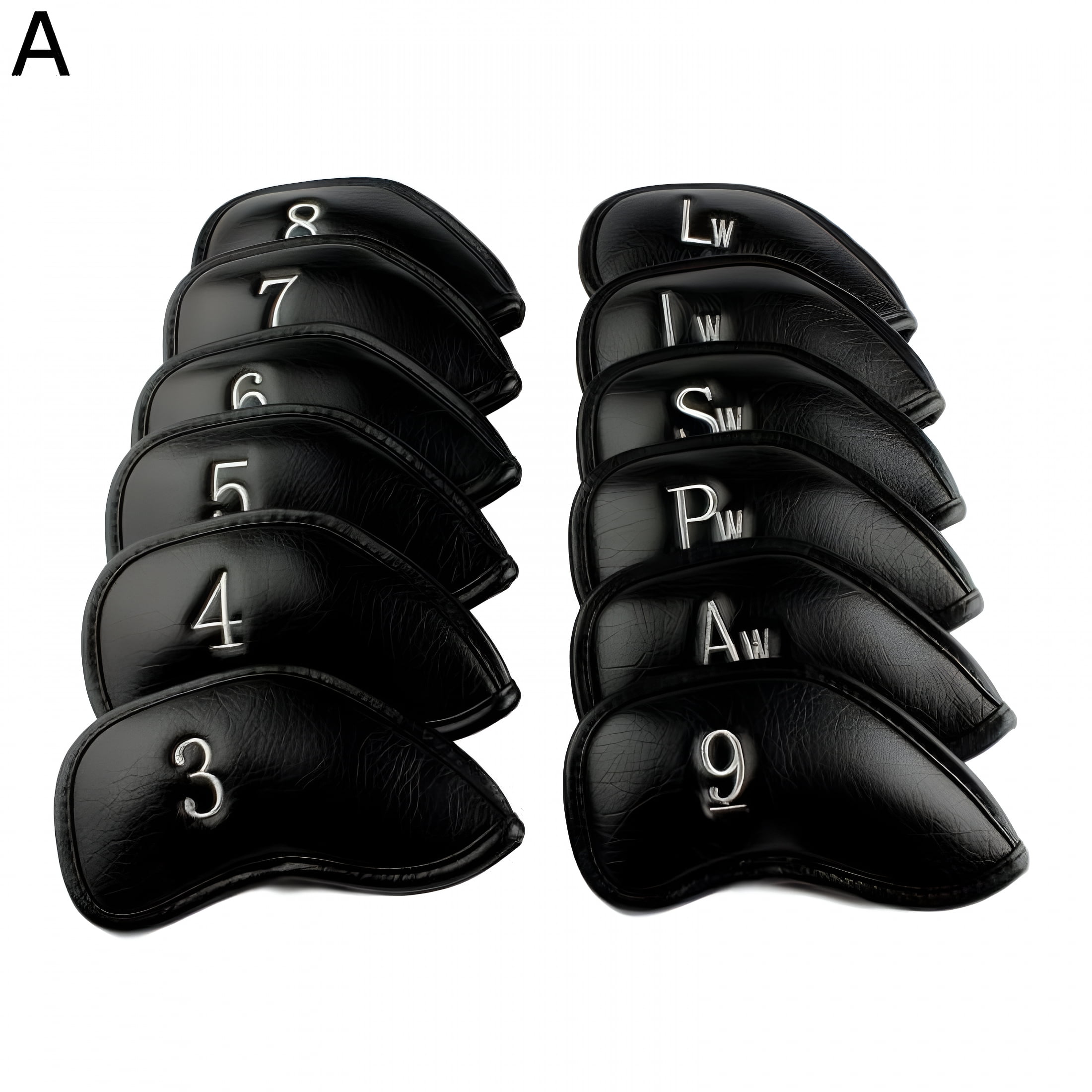 BESTSKY 12 Pcs Club Protector PU Leather cover Golf Iron NEW High ...