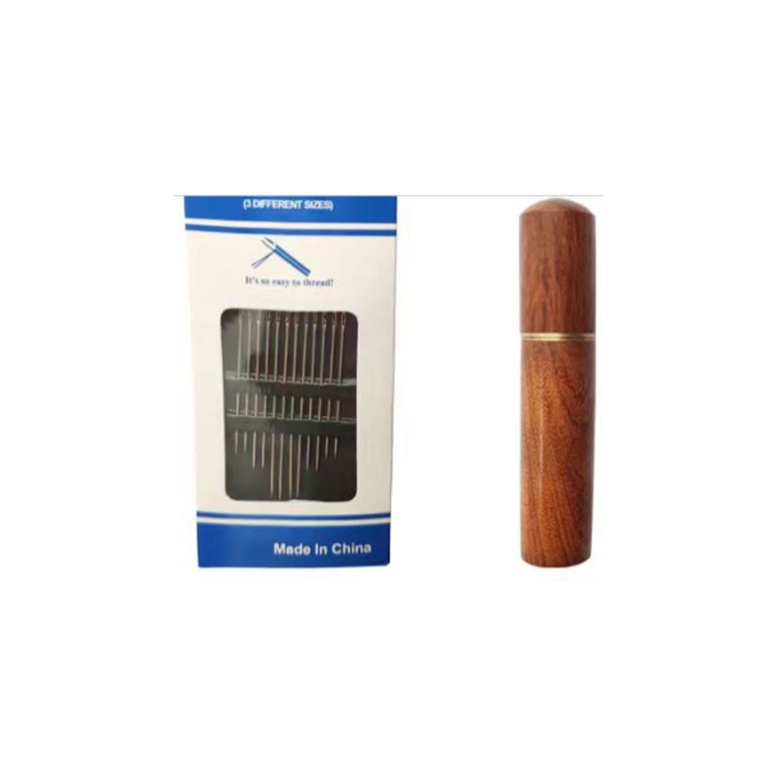 BESTSKY 12 Pcs Hand Sewing Needles, Stainless Steel Needles Easy ...