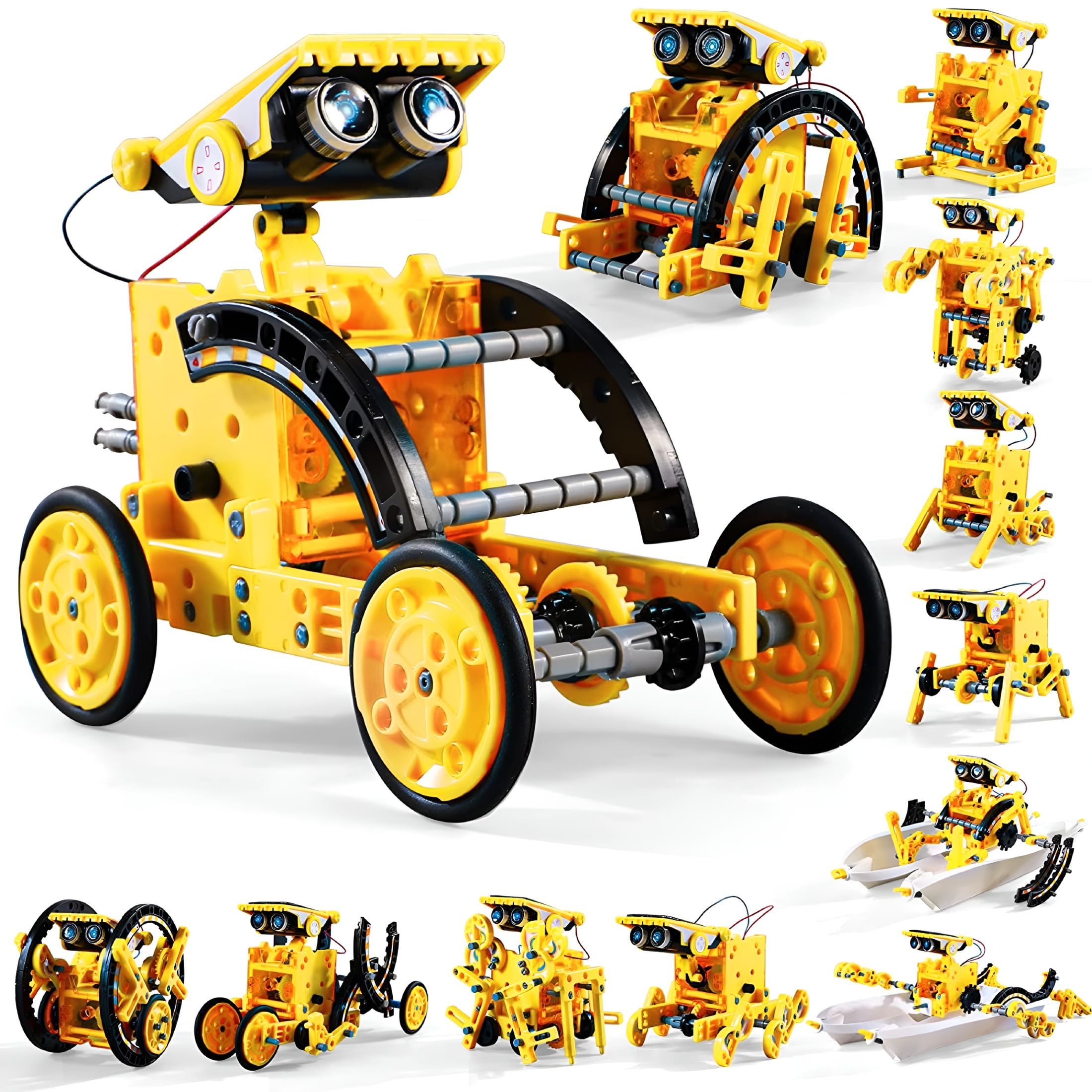 BESTSKY 12-in-1 Science Solar Robot Kit for Kids,STEM Educational DIY ...