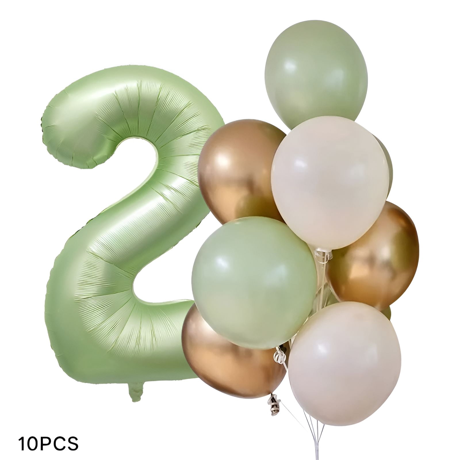 BESTSKY 120Pcs Number Balloons,Fresh Natural Pairing Balloons for ...