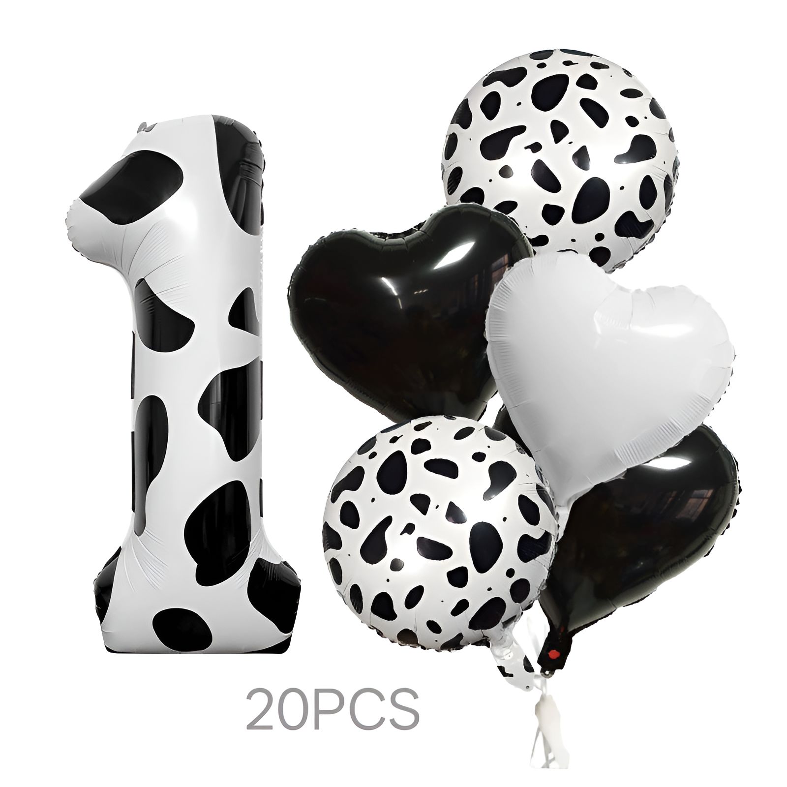 BESTSKY 120Pcs Number Balloons,Ultra-Cute Animal Shape Party ...